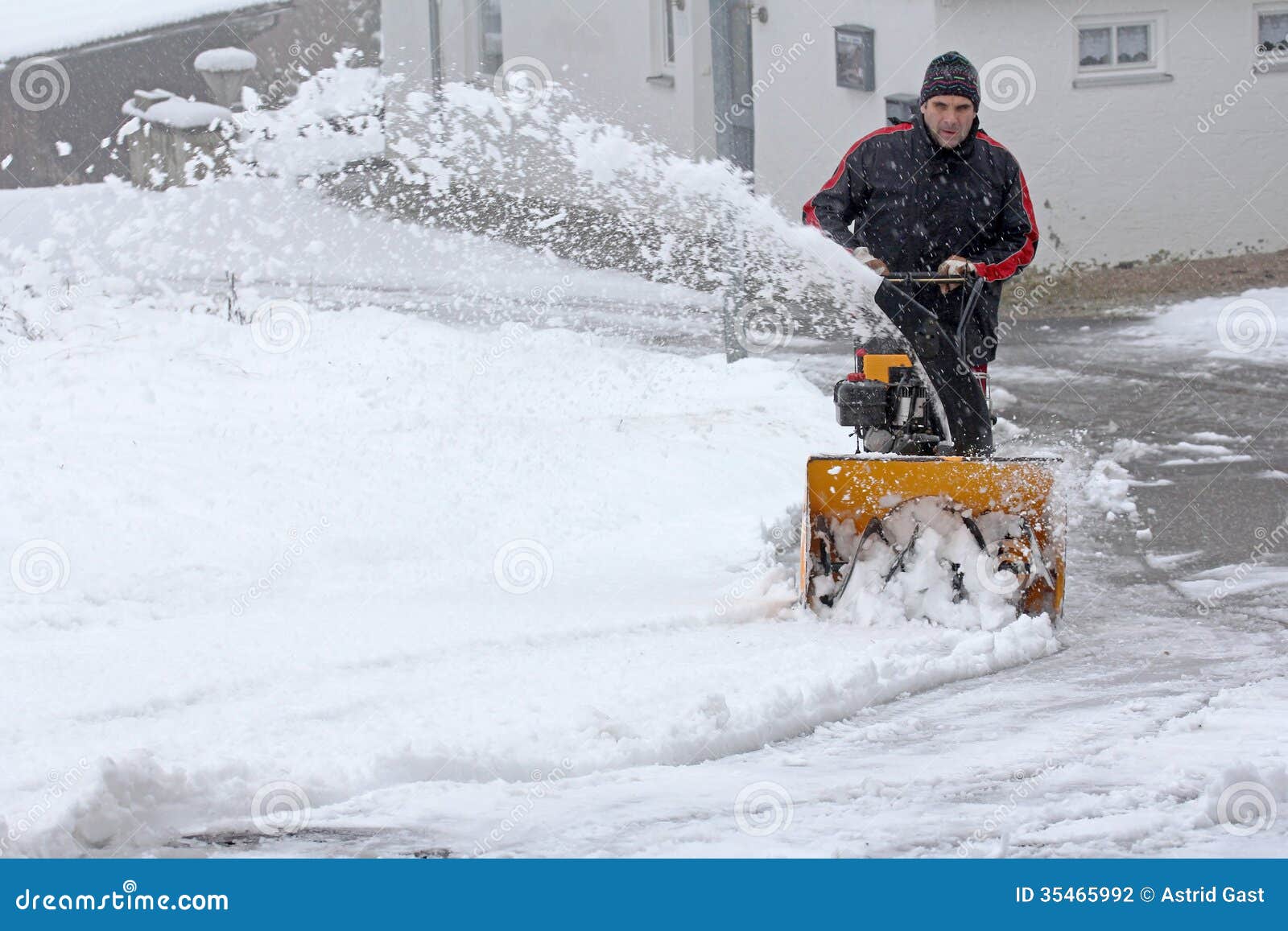 Snow removal stock photo. Image of frost, shovels, cold - 35465992