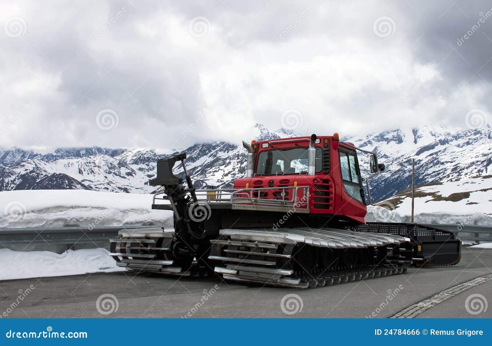 Snow removal machine stock photo. Image of machinery - 24784666