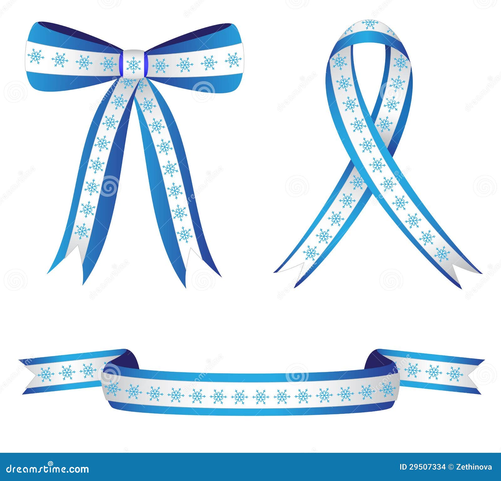 Snow Ribbons stock vector. Illustration of weather, season - 29507334