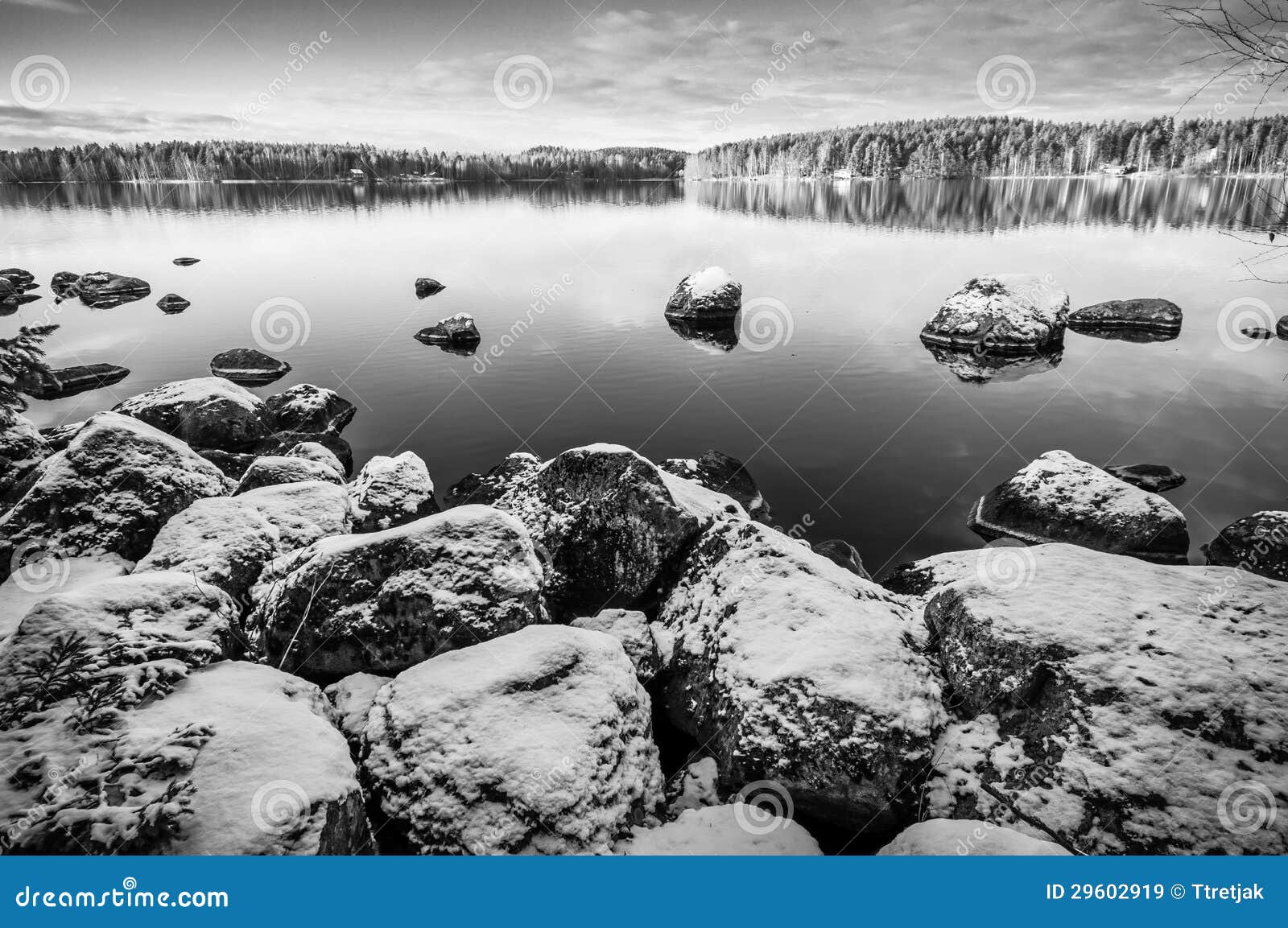 Snow on the Rocks stock image. Image of rocky, clouds - 29602919