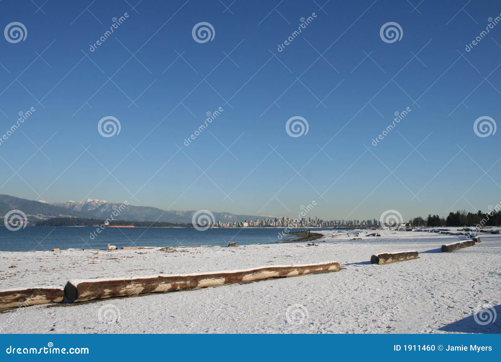 Snow and sand stock photo. Image of city, beach, columbia - 1911460