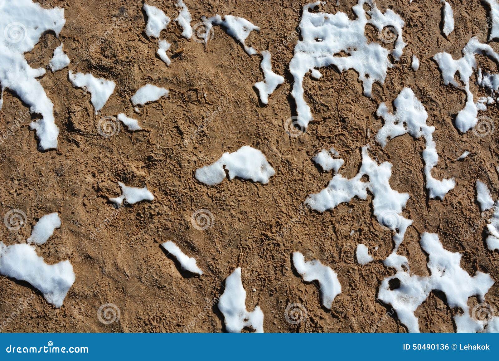 Snow and sand stock photo. Image of beautiful, frost - 50490136