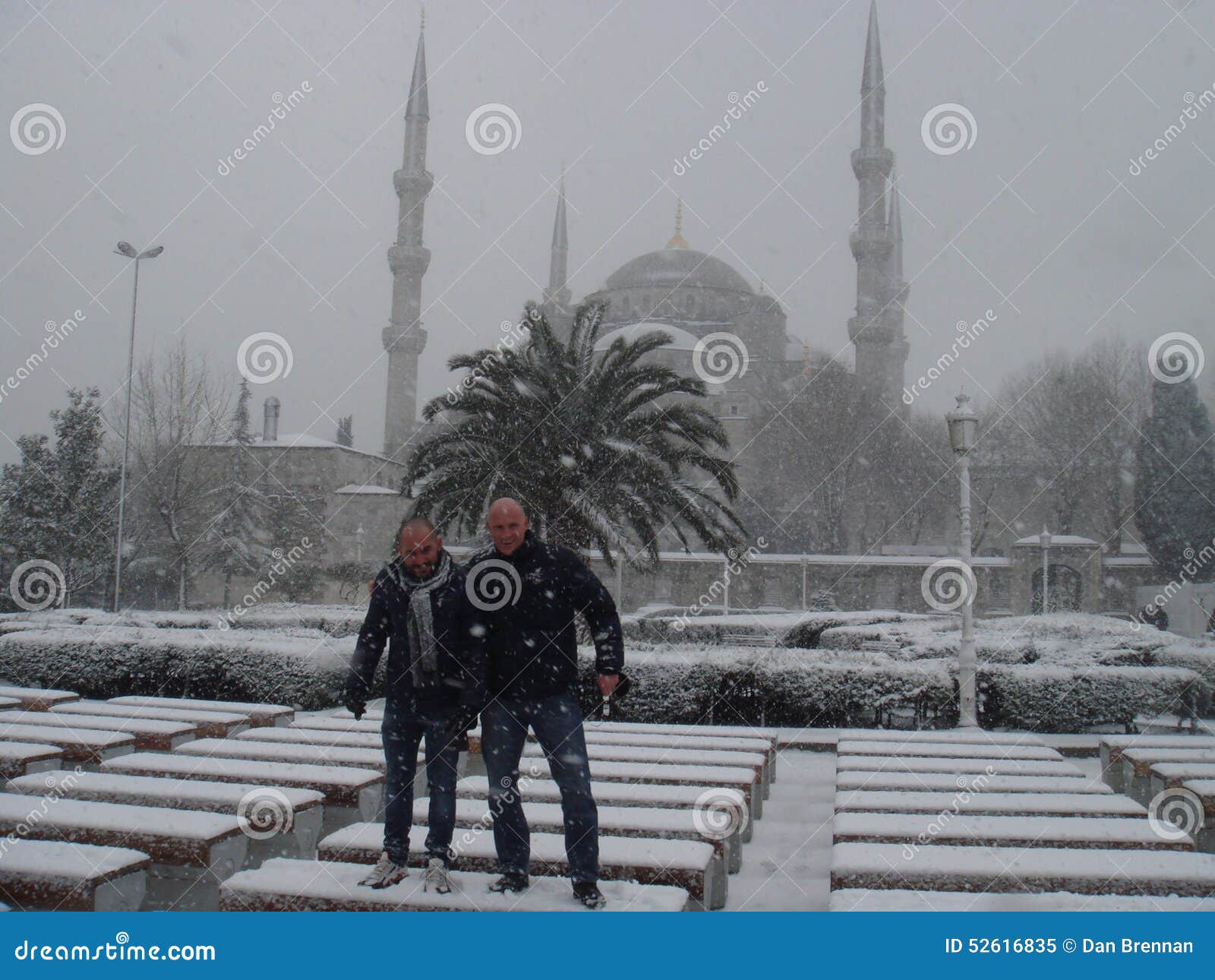 Snow scene in Istanbul editorial image. Image of winter - 52616835