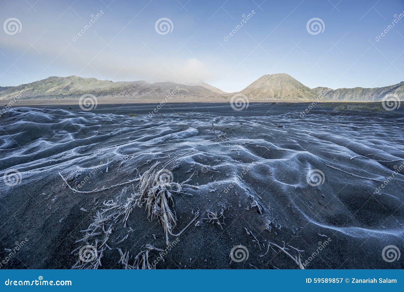 Snow at Sea of Sand stock image. Image of desert, footprint - 59589857