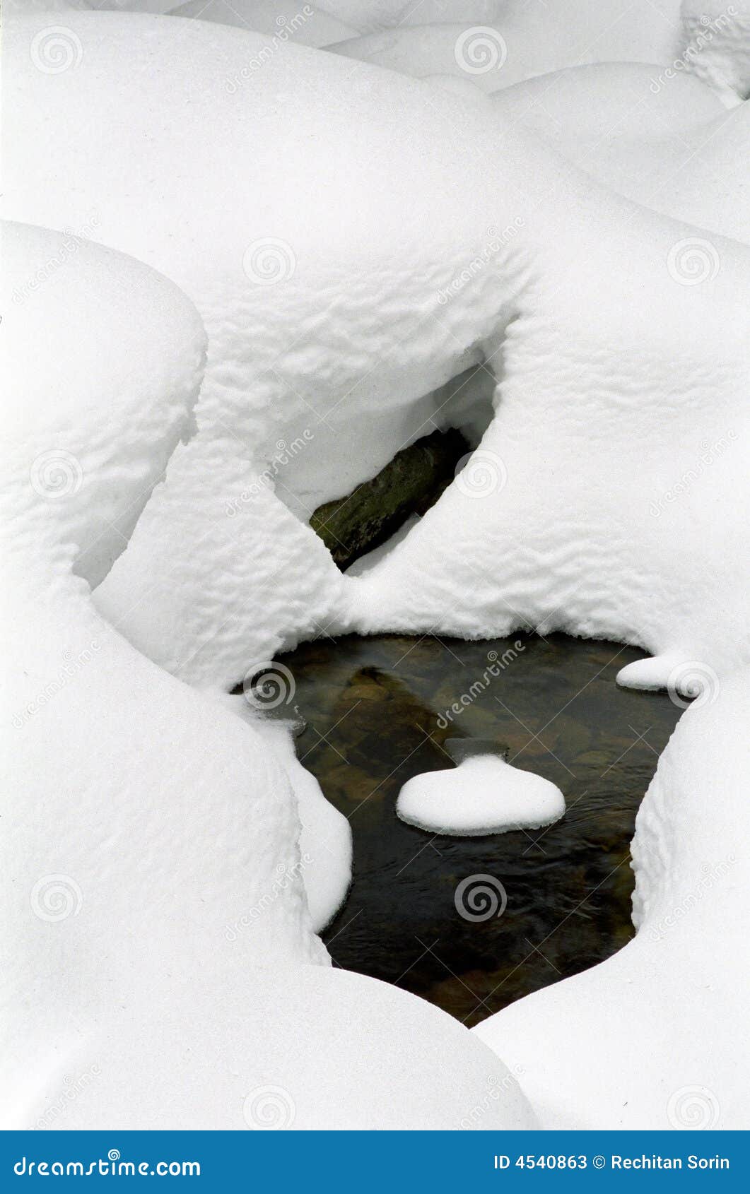 Snow shapes stock image. Image of white, mountain, nature - 4540863