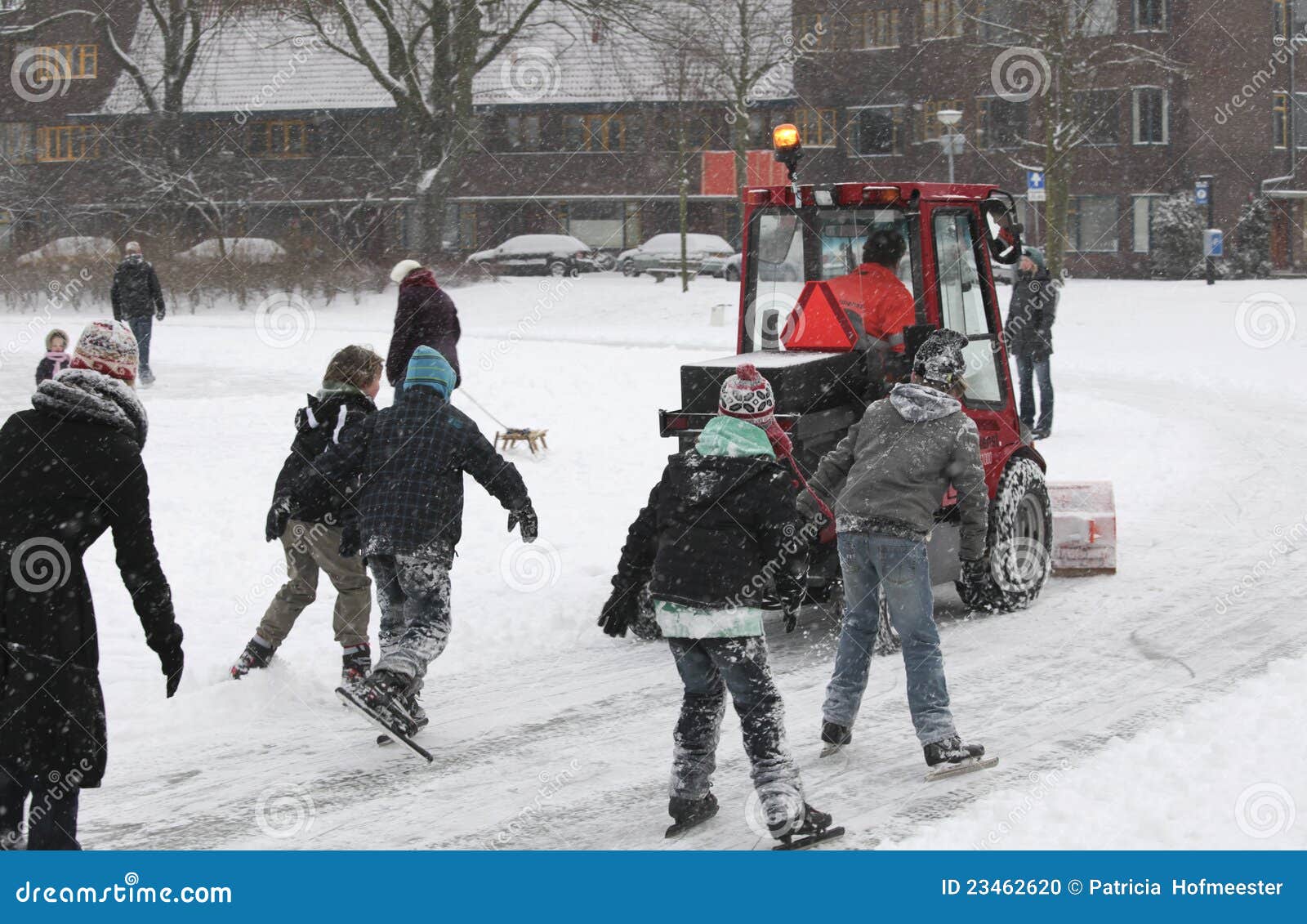 Snow Shovel Machine on Ice Rink Editorial Image - Image of clear, harsh ...