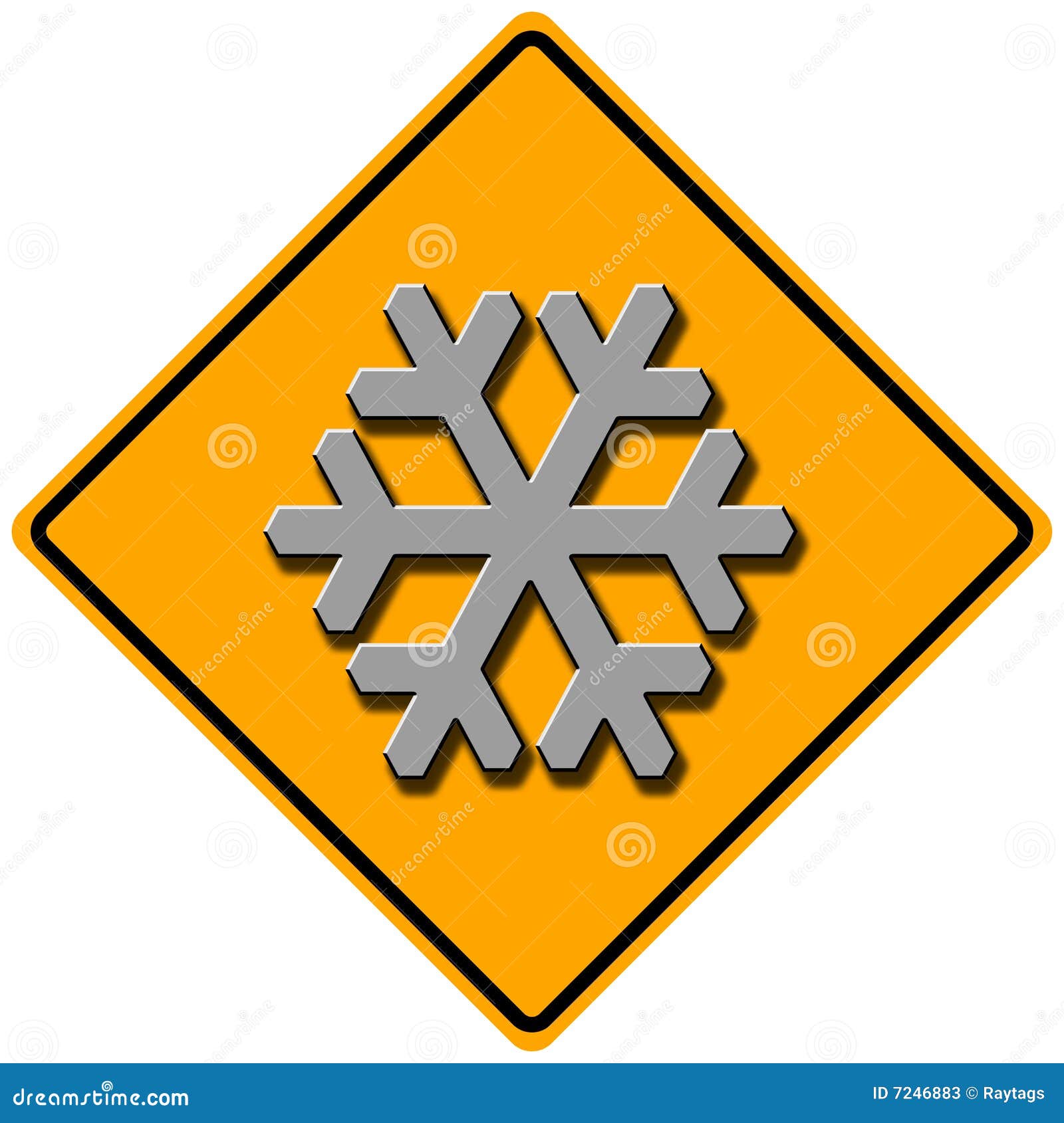 Snow sign stock illustration. Illustration of advertisement - 7246883