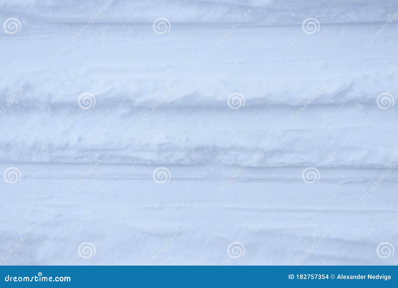 Snow skiing track surface. stock photo. Image of clean - 182757354