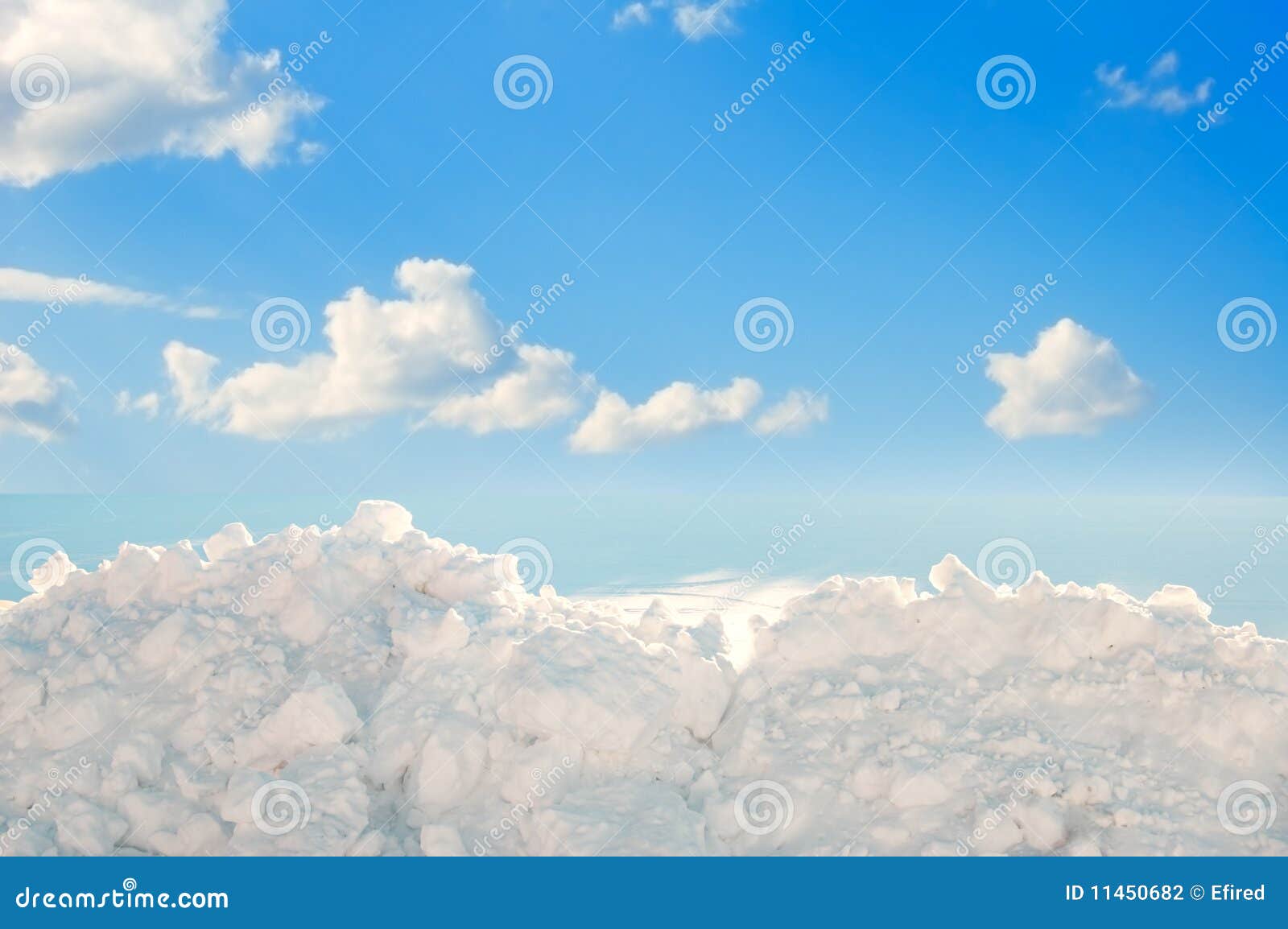 Snow and sky stock photo. Image of beauty, destinations - 11450682