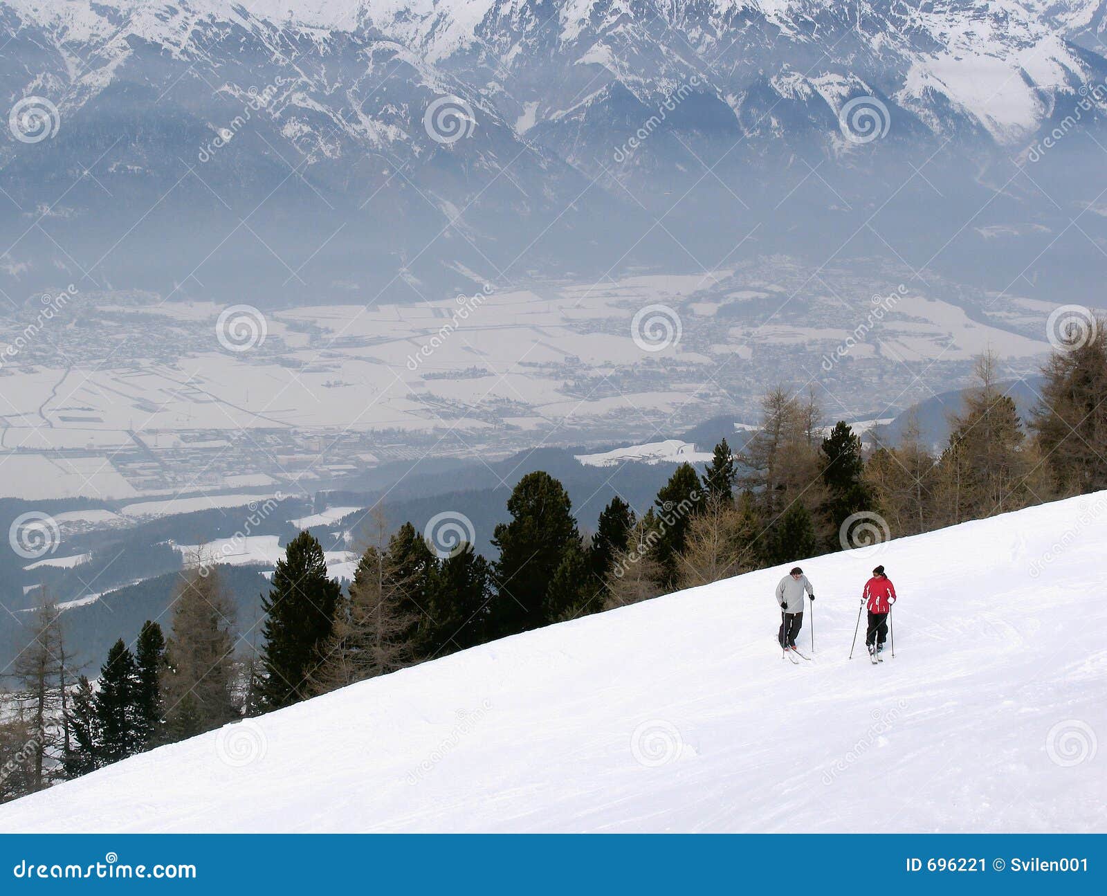 Snow slope stock image. Image of sport, slope, snowboard - 696221