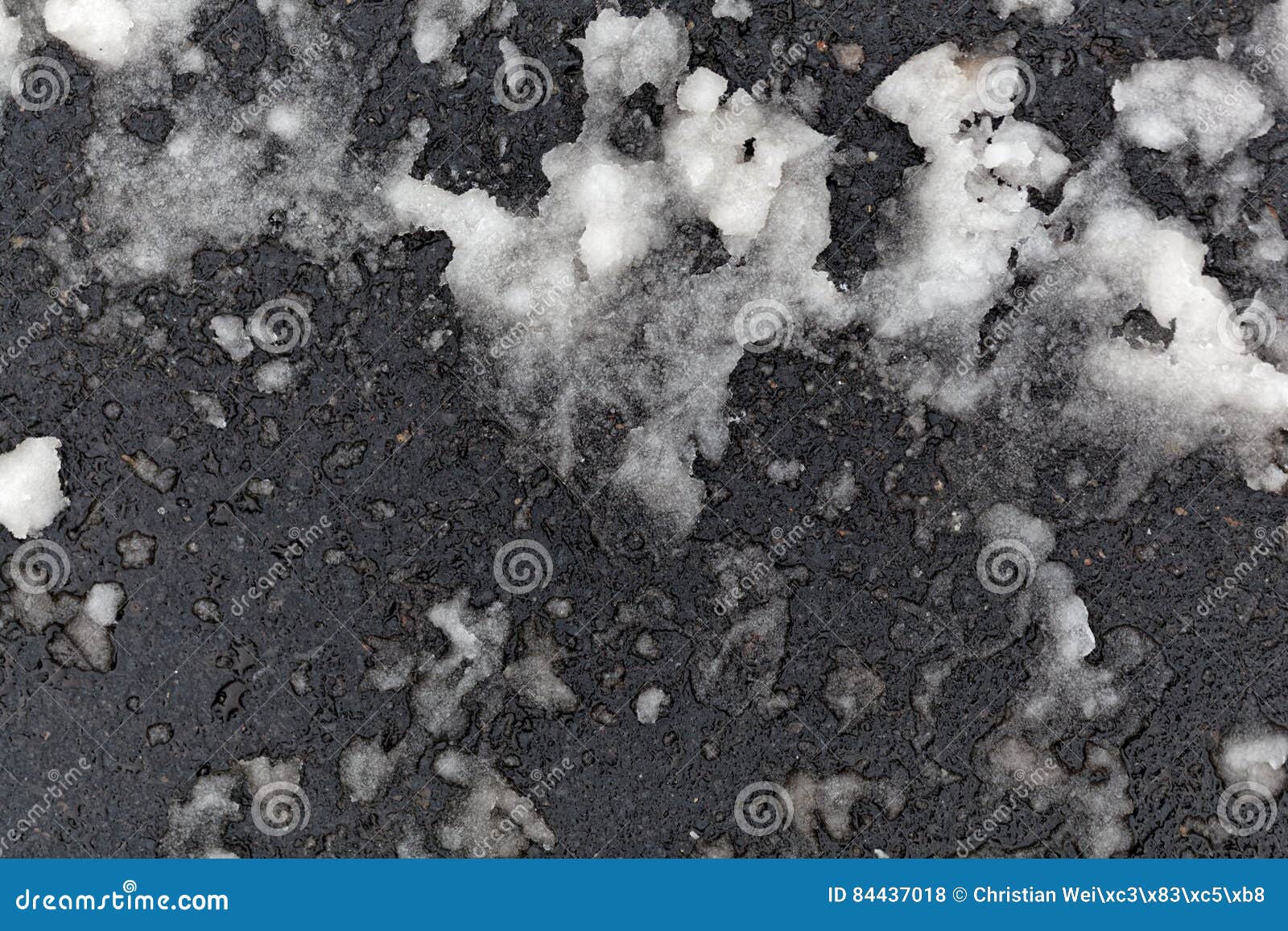 Snow slush stock photo. Image of melt, spring, marks - 84437018
