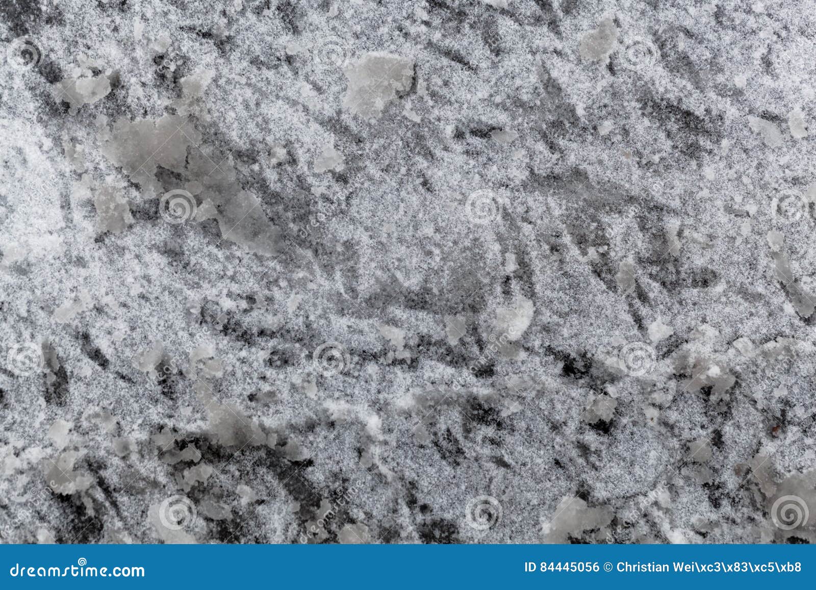 Snow slush stock photo. Image of park, natural, marks - 84445056