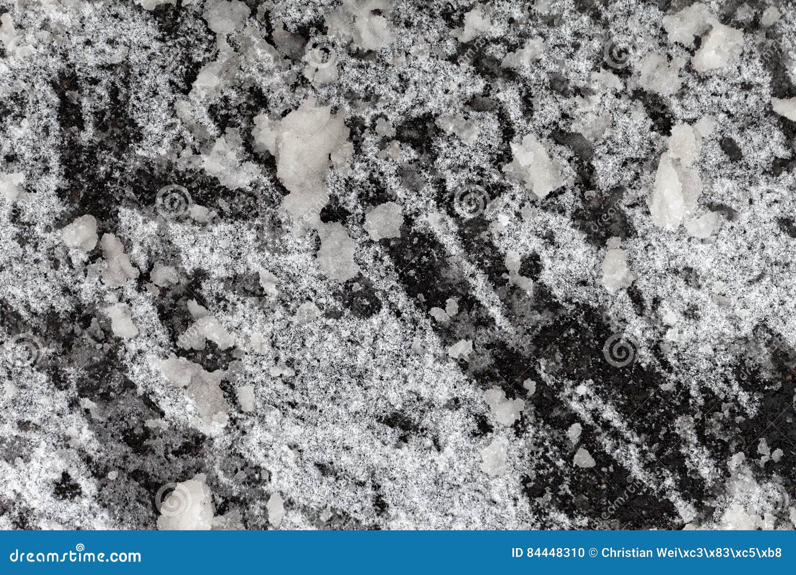Snow slush stock photo. Image of melt, dirt, natural - 84448310