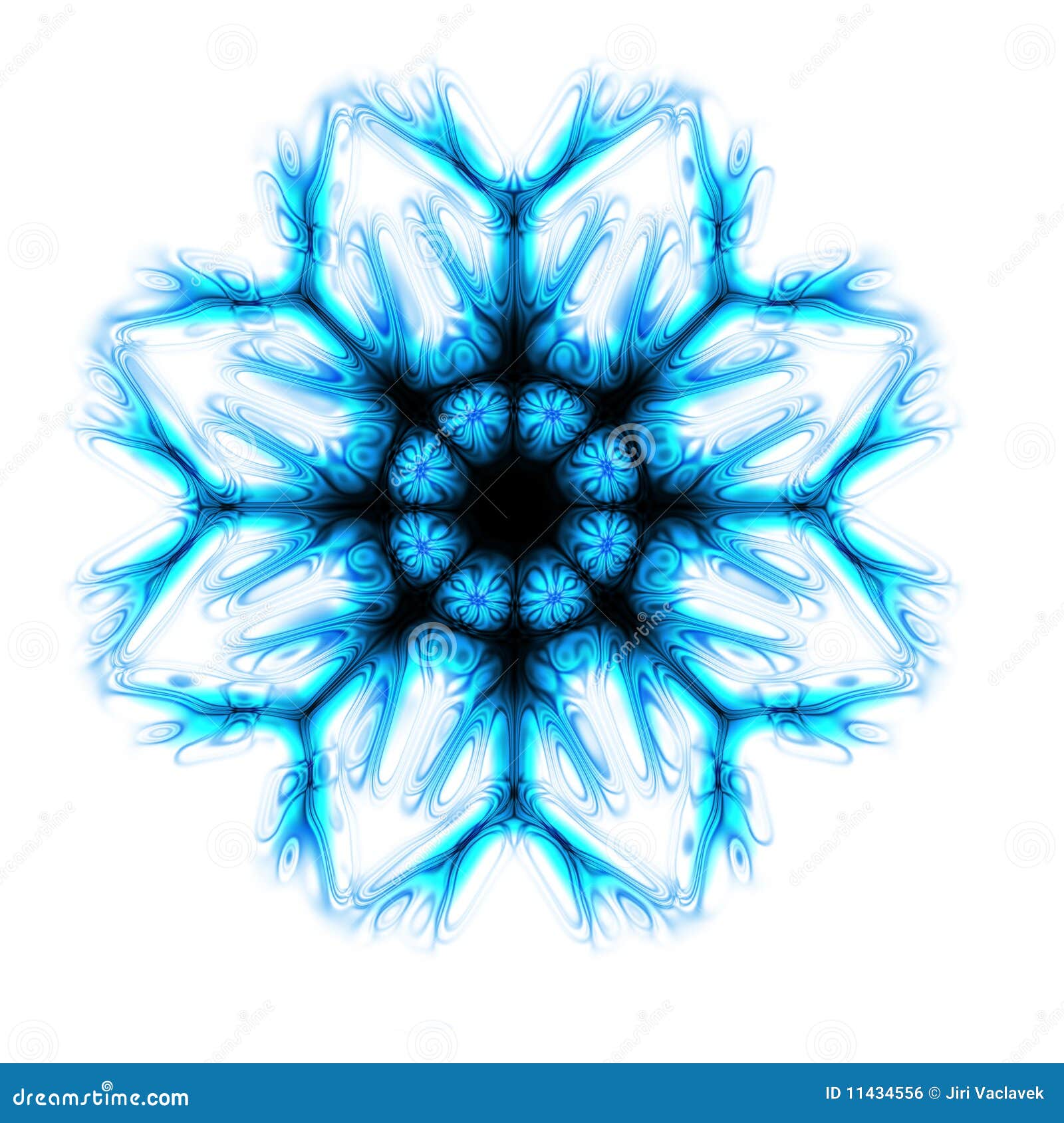 Snow star stock illustration. Illustration of abstract - 11434556