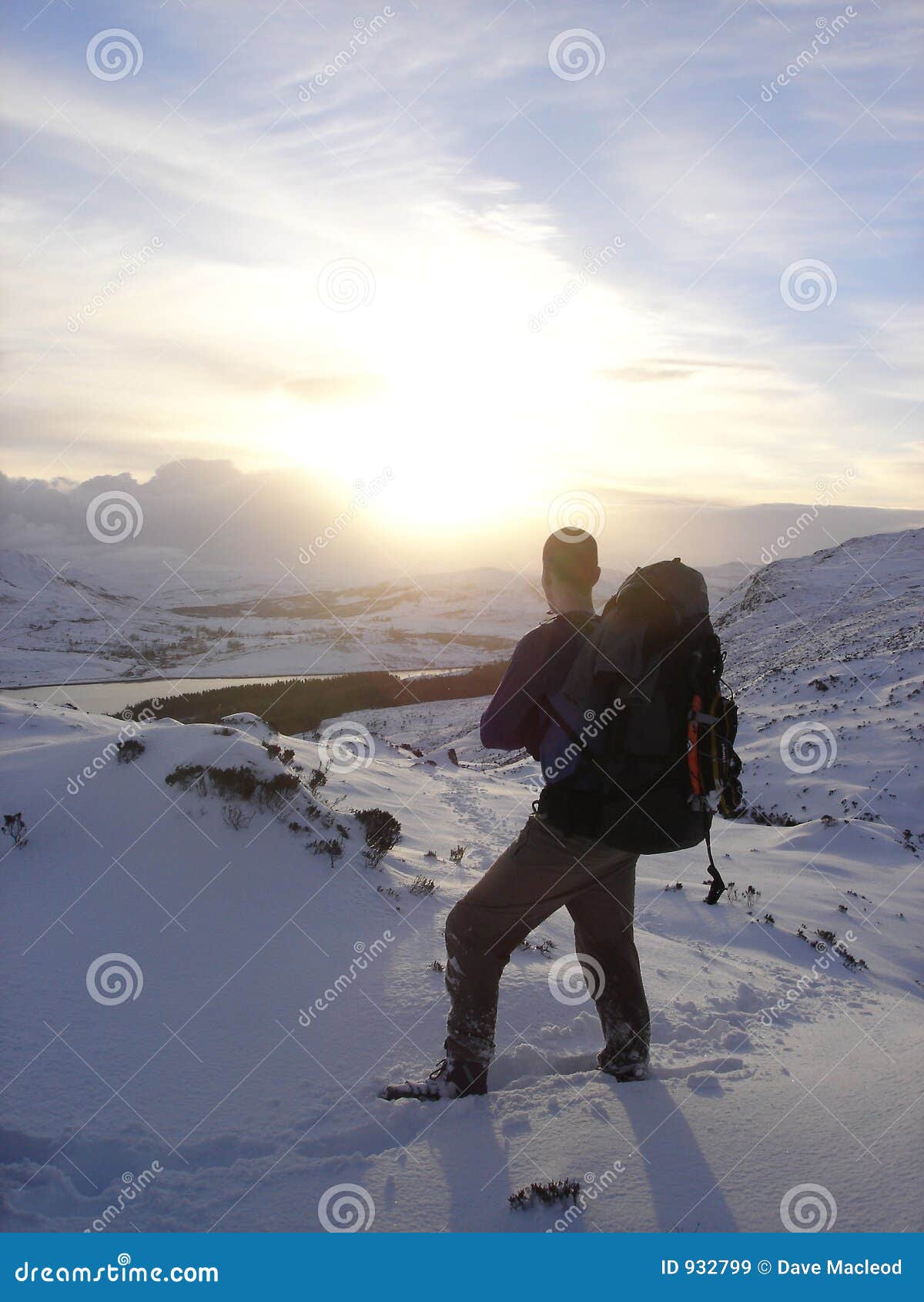 Snow storm approaching? stock image. Image of scottish - 932799