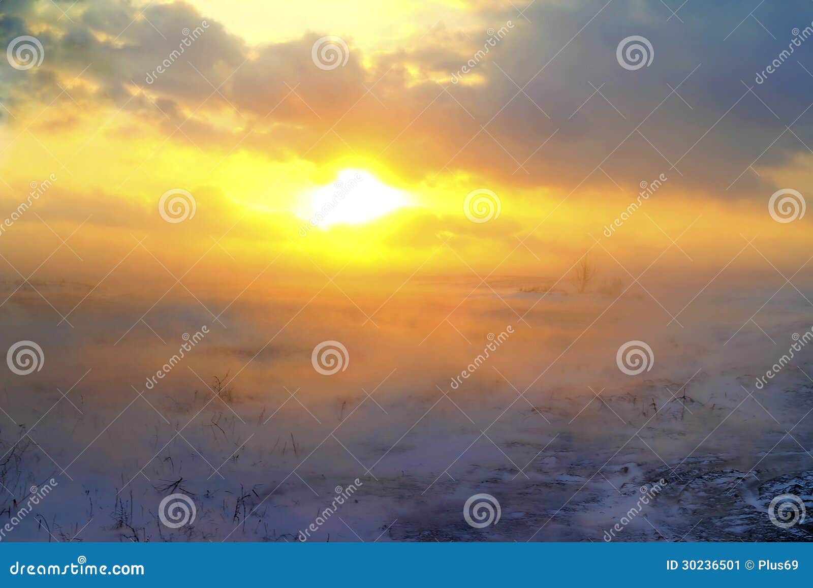 Snowstorm in the steppe stock image. Image of sunlight - 30236501