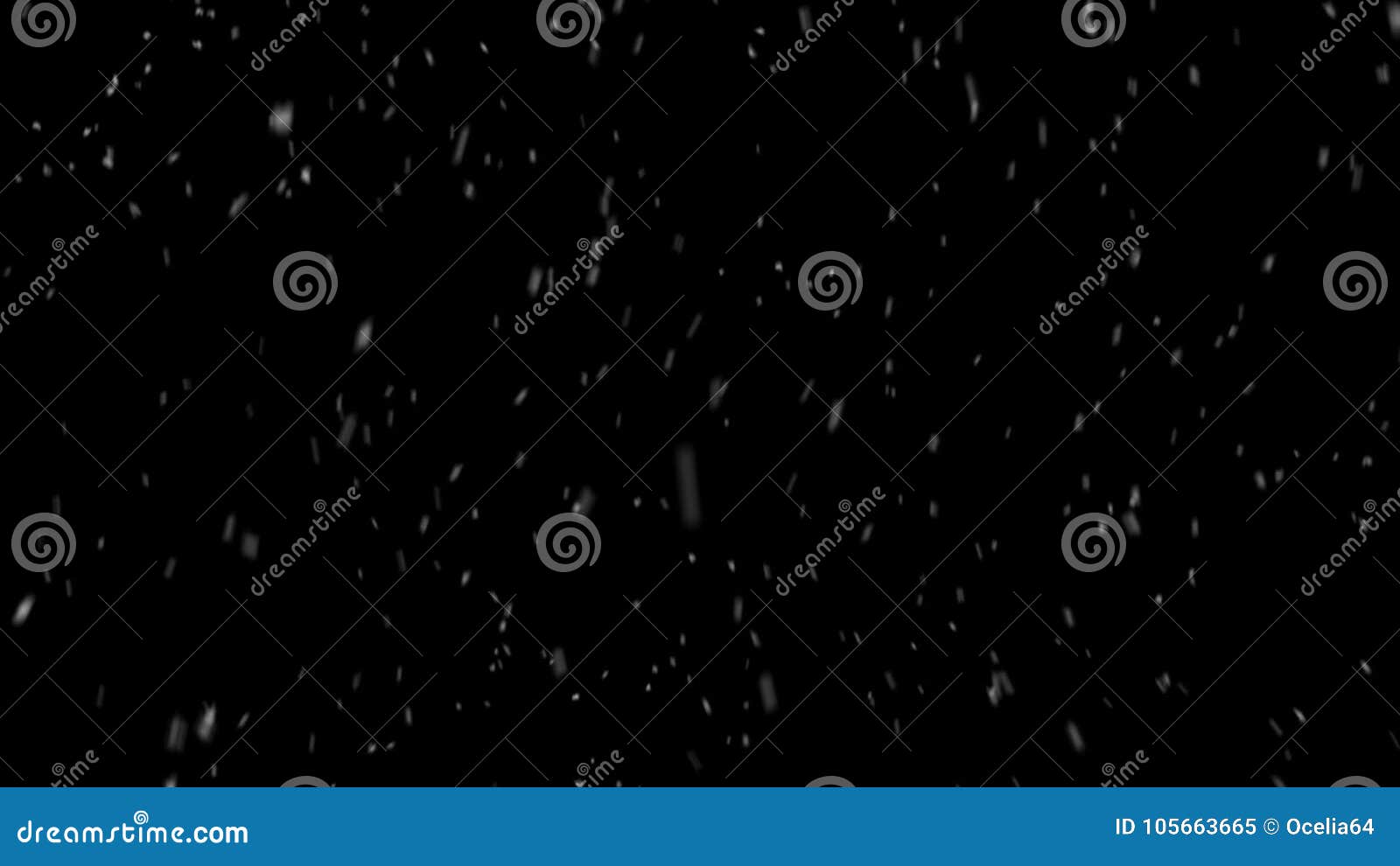 Snow Storm Fall Loop - Medium Shot Pre-render Stock Video - Video of ...