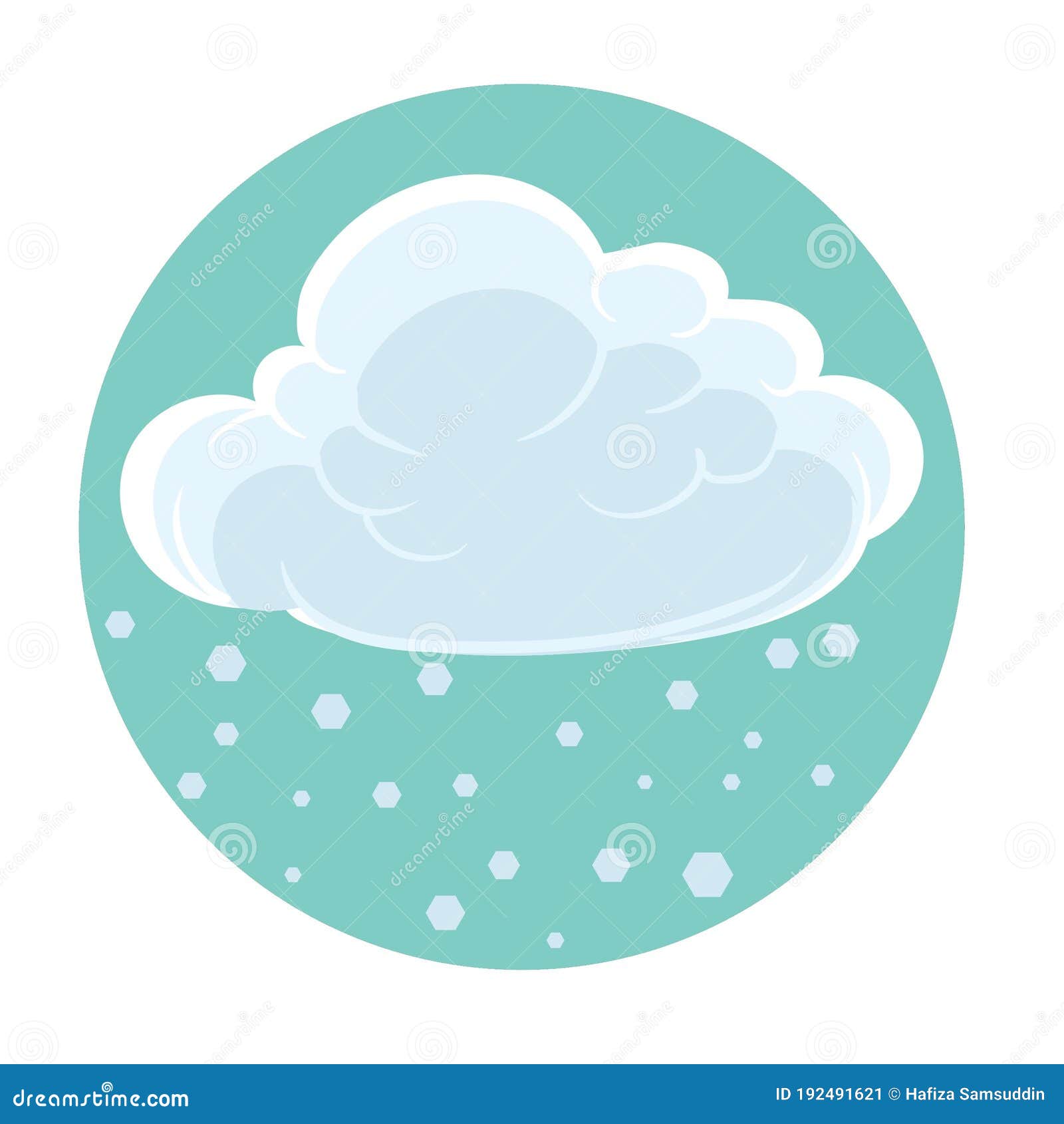 Snow Storm. Vector Illustration Decorative Design Stock Vector ...