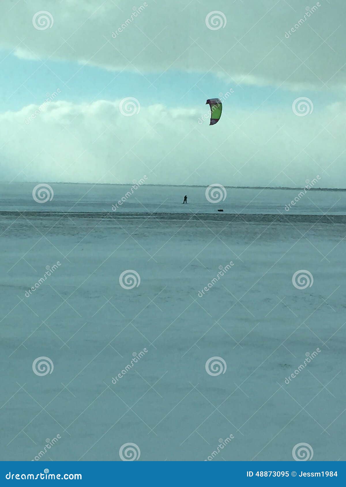 Snow surfing stock image. Image of surfing, wind, storm - 48873095