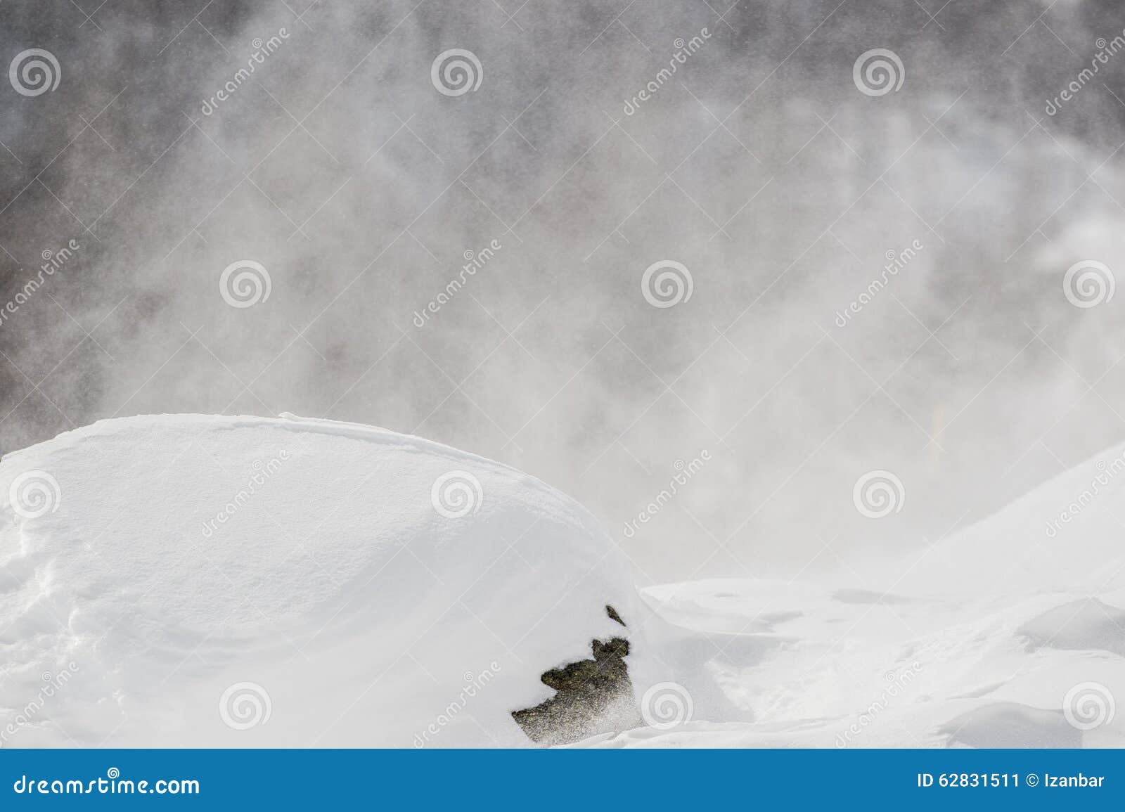 Snow Tempest on Italian Alps Stock Image - Image of pile, covered: 62831511