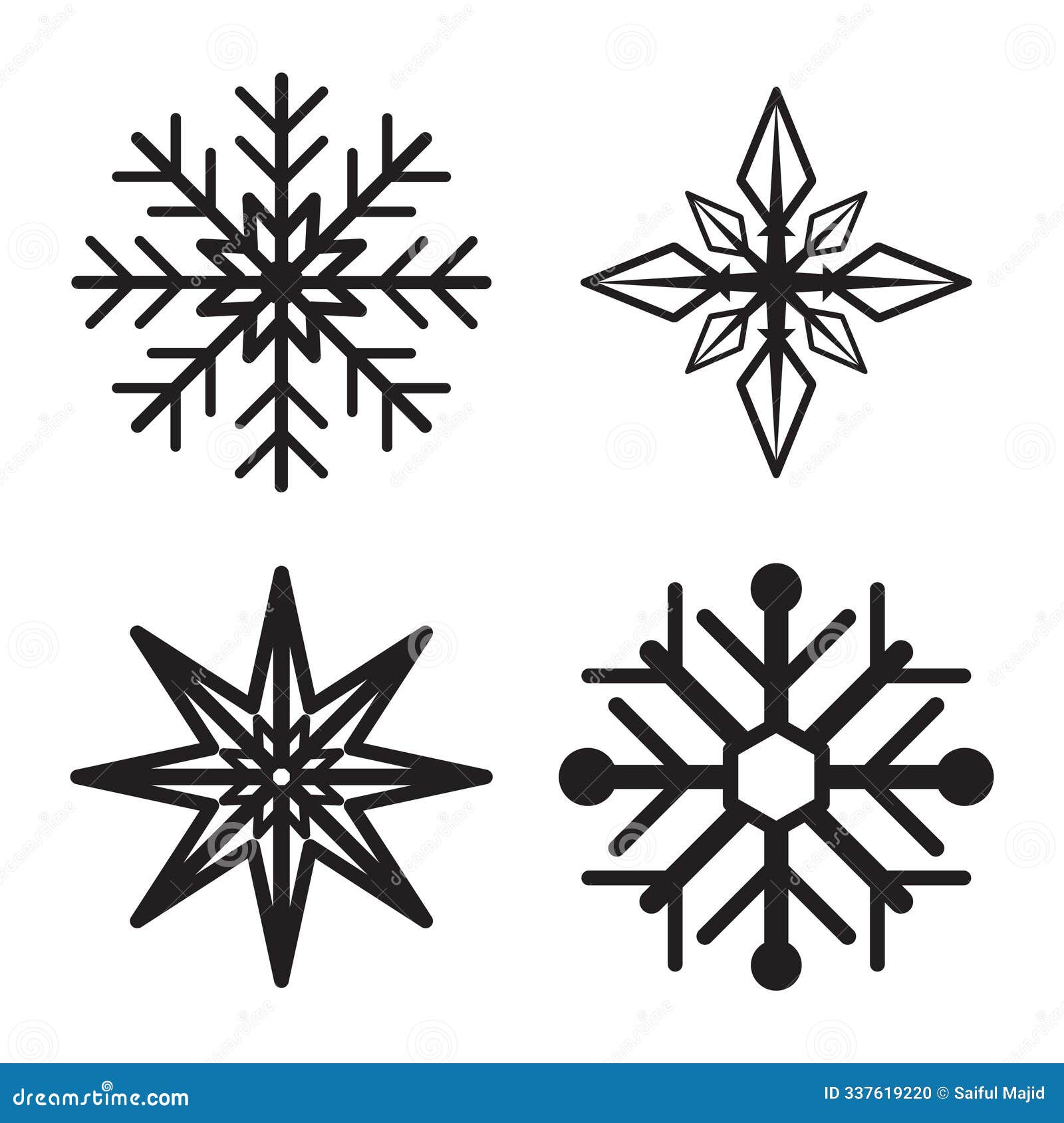 Snow Template Icon stock illustration. Illustration of sign - 337619220