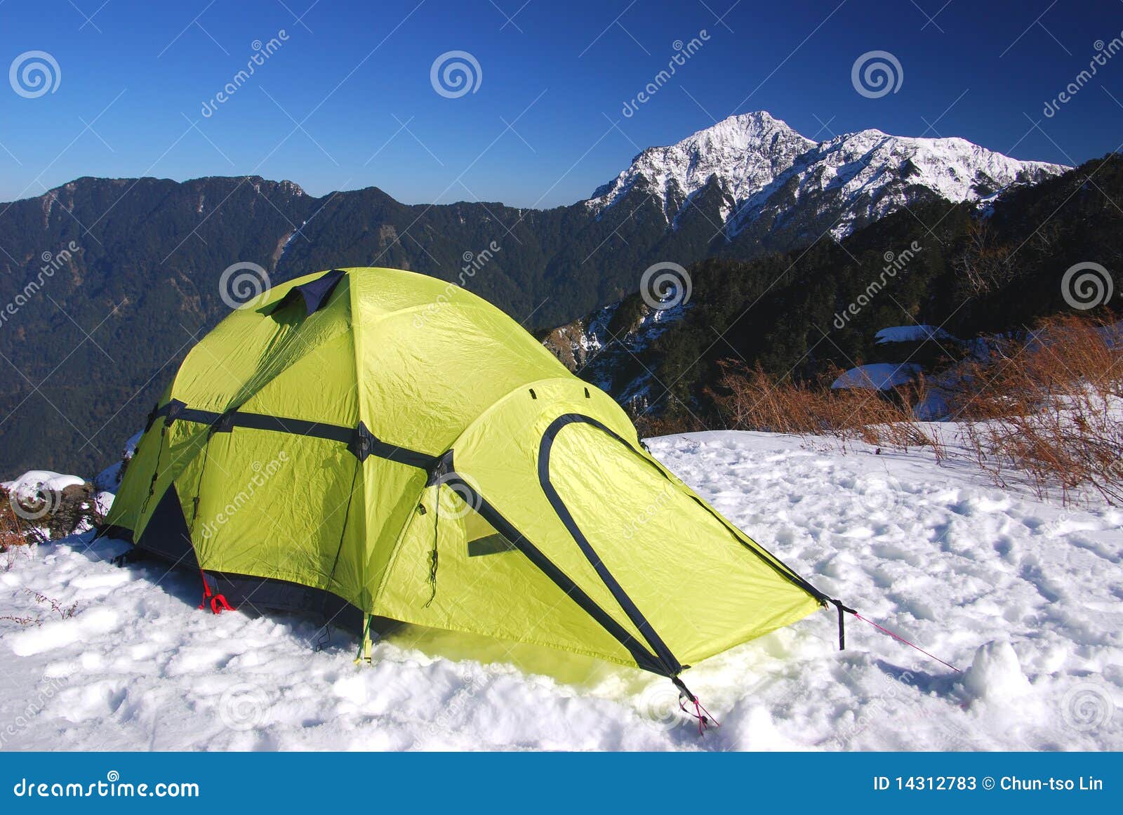 Snow tent stock image. Image of panorama, extreme, natural - 14312783