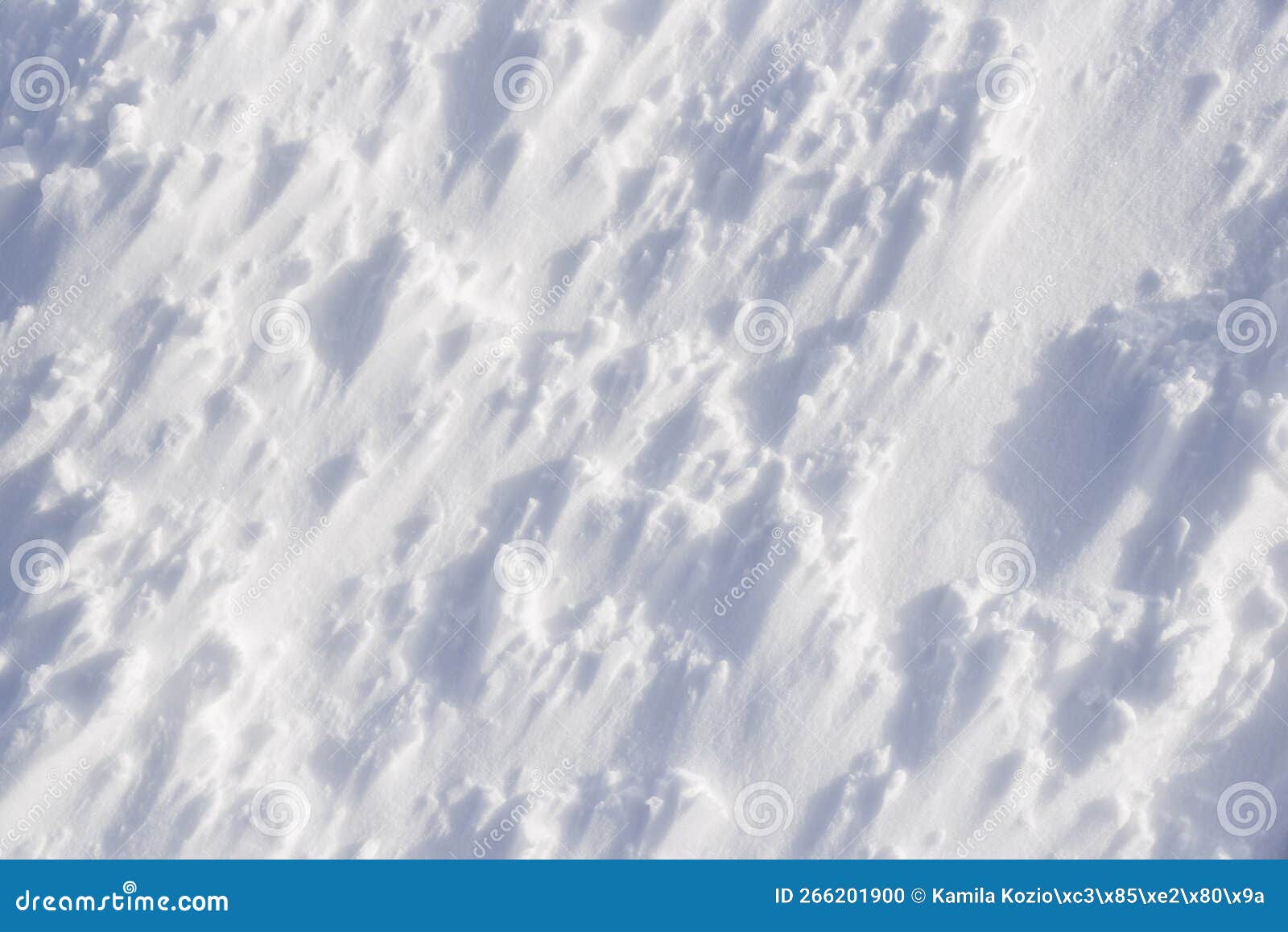 Snow Texture, Frozen Snow Formed by a Blizzard Stock Photo - Image of ...