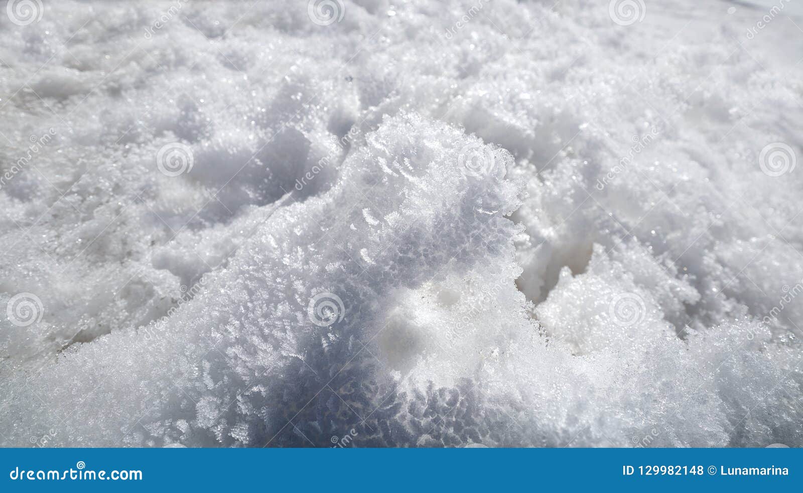 Snow Texture in a Ski Resort Stock Photo - Image of december, crystal ...