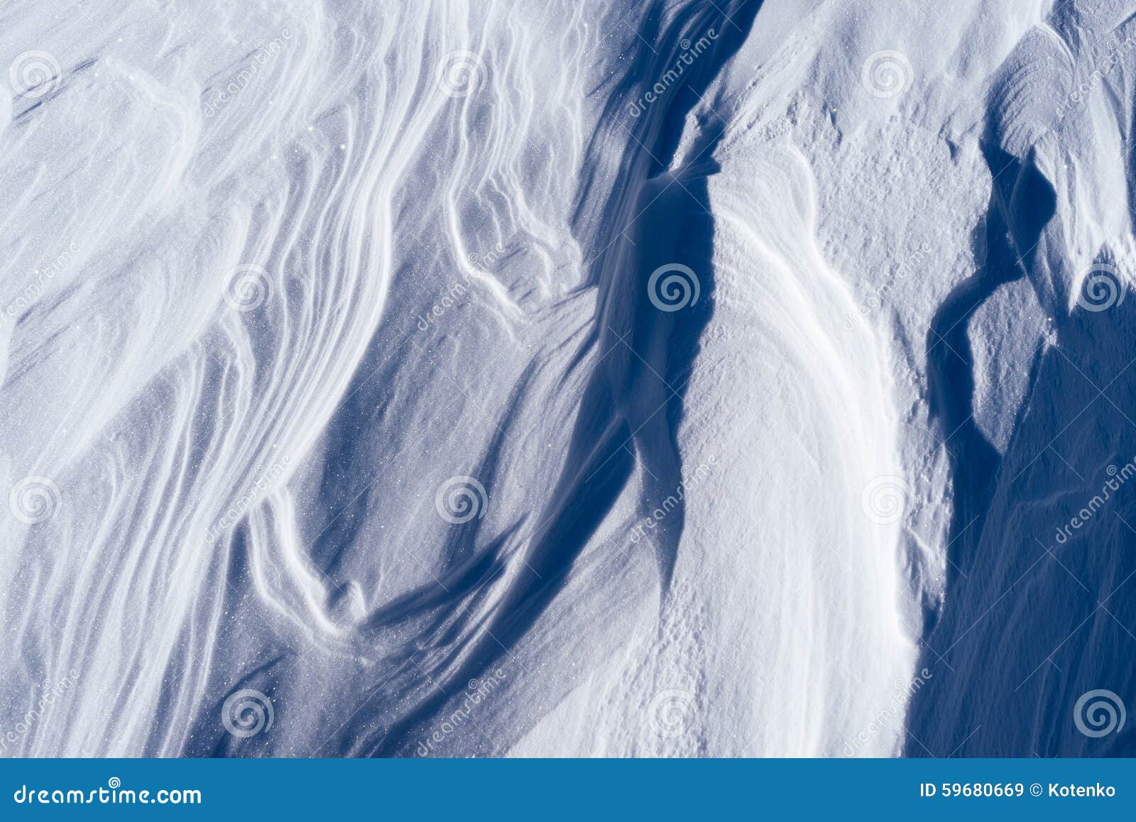 Snow Texture after Snowstorm Stock Image - Image of winter, nature ...