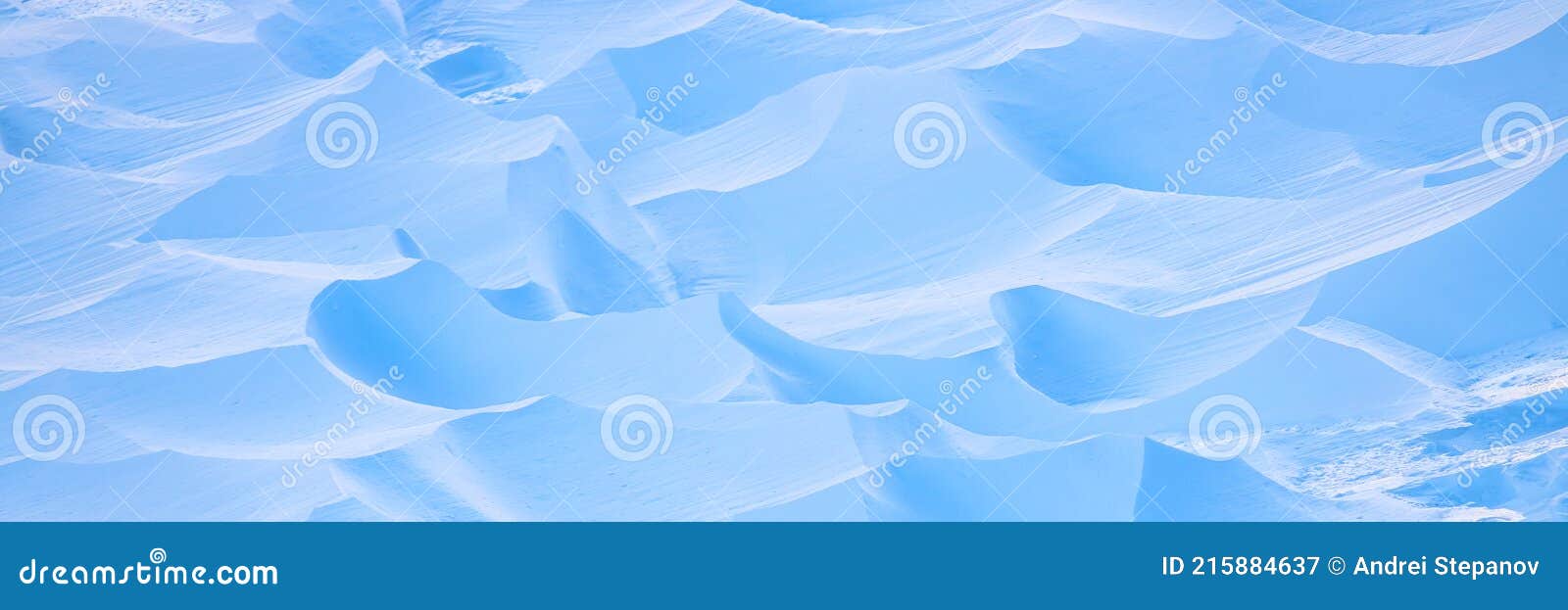 Snow Texture. Wind Sculpted Patterns on Snow Surface Stock Image ...