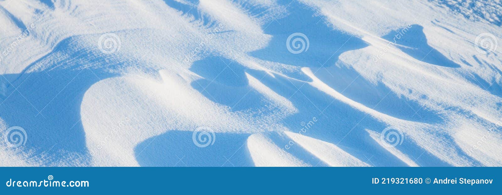 Snow Texture. Wind Sculpted Patterns on Snow Surface Stock Photo ...