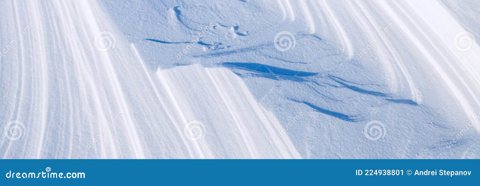 Snow Texture. Wind Sculpted Patterns on Snow Surface Stock Image ...