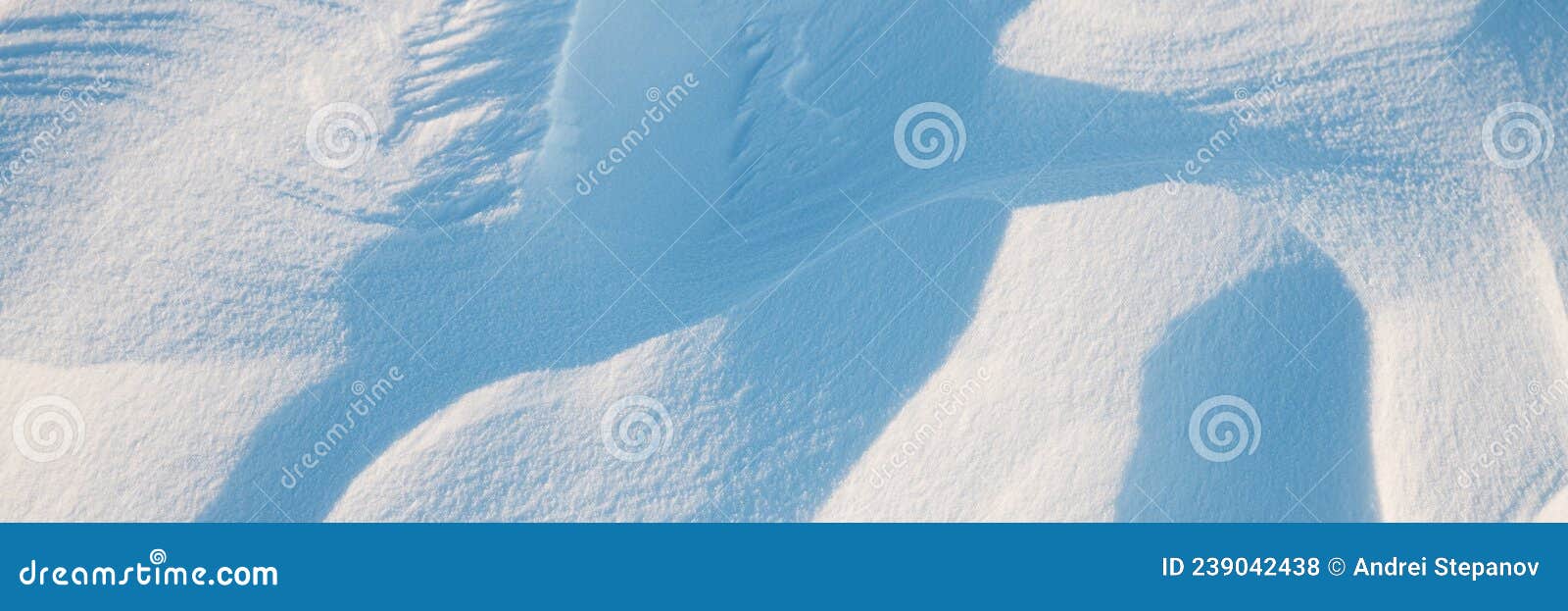 Snow Texture. Wind Sculpted Patterns on Snow Surface Stock Photo ...