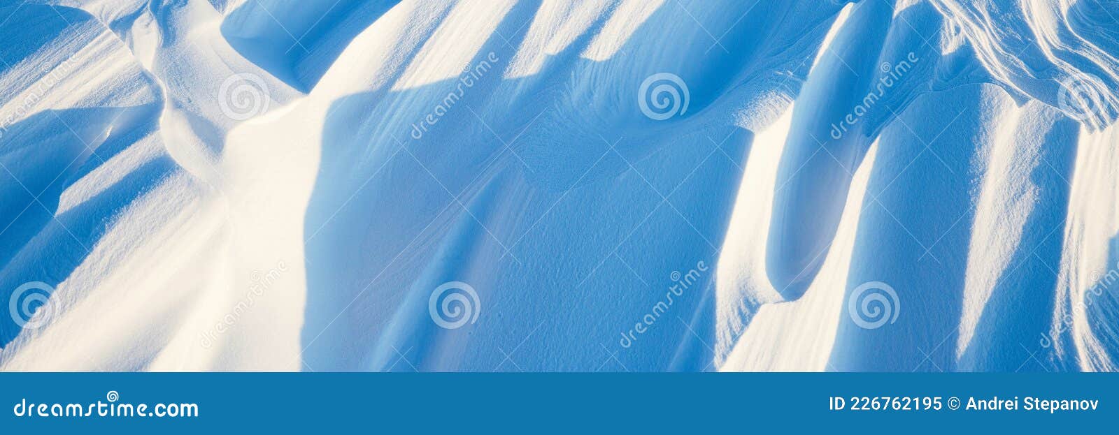 Snow Texture. Wind Sculpted Patterns on Snow Surface Stock Image ...