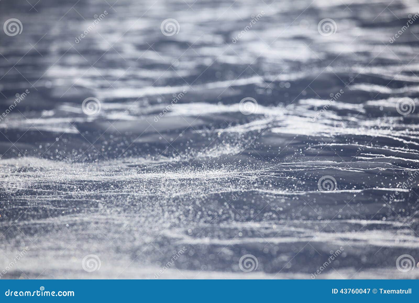 Snow texture in windy day stock image. Image of weather - 43760047