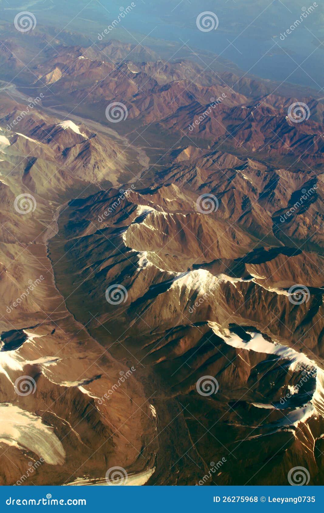 Snow top Mountains stock photo. Image of snow, view, arial - 26275968