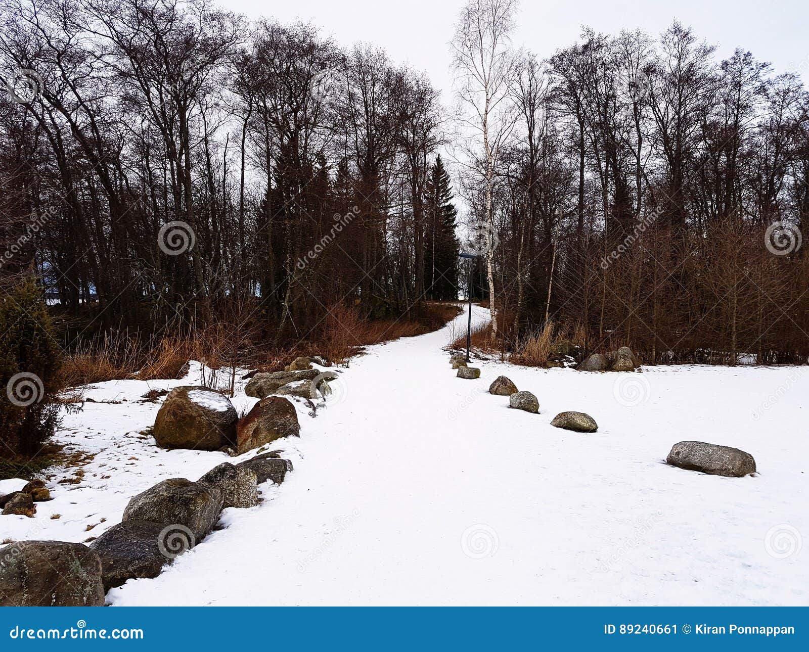 Snow walkway stock image. Image of vaasa, walkway, snow - 89240661