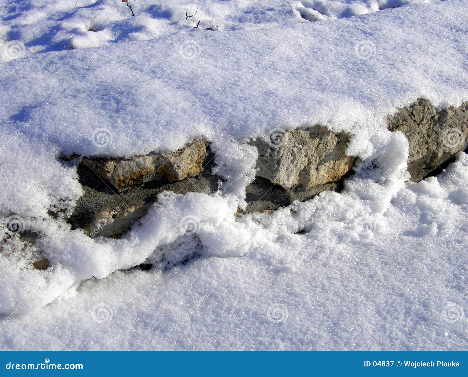 Snow wall stock image. Image of temperature, frozen, winter - 4837