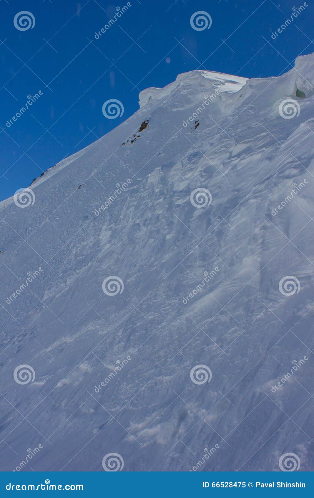 Snow wall stock image. Image of landscape, white, wall - 66528475