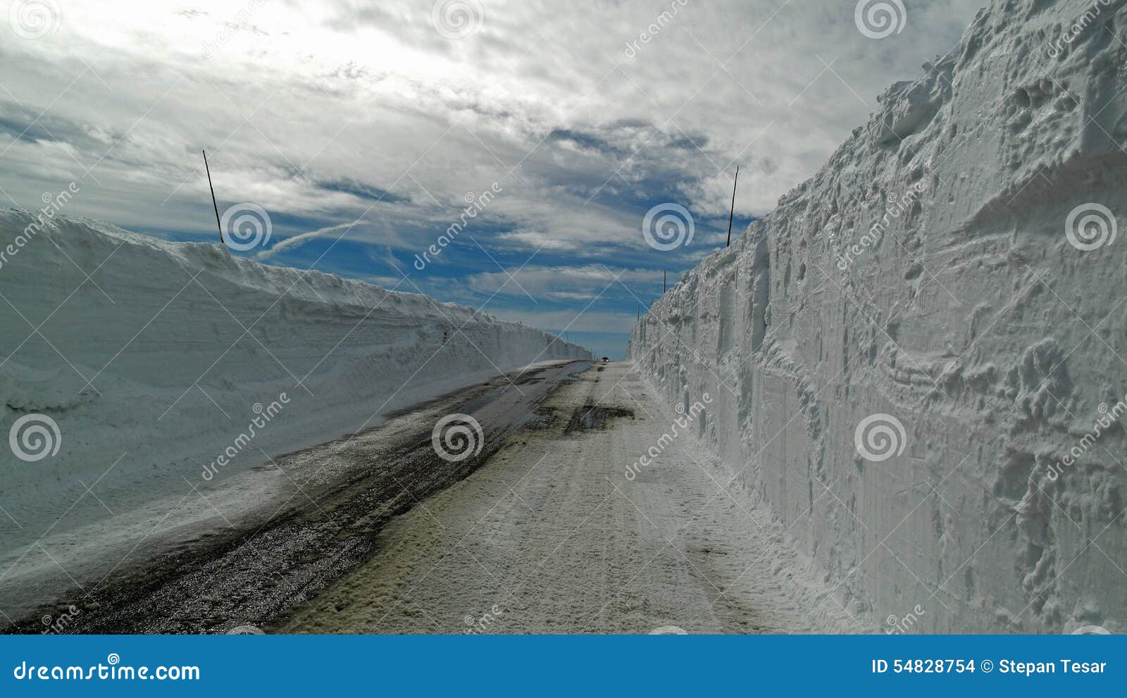 Snow walls stock photo. Image of snowplough, snow, walls - 54828754