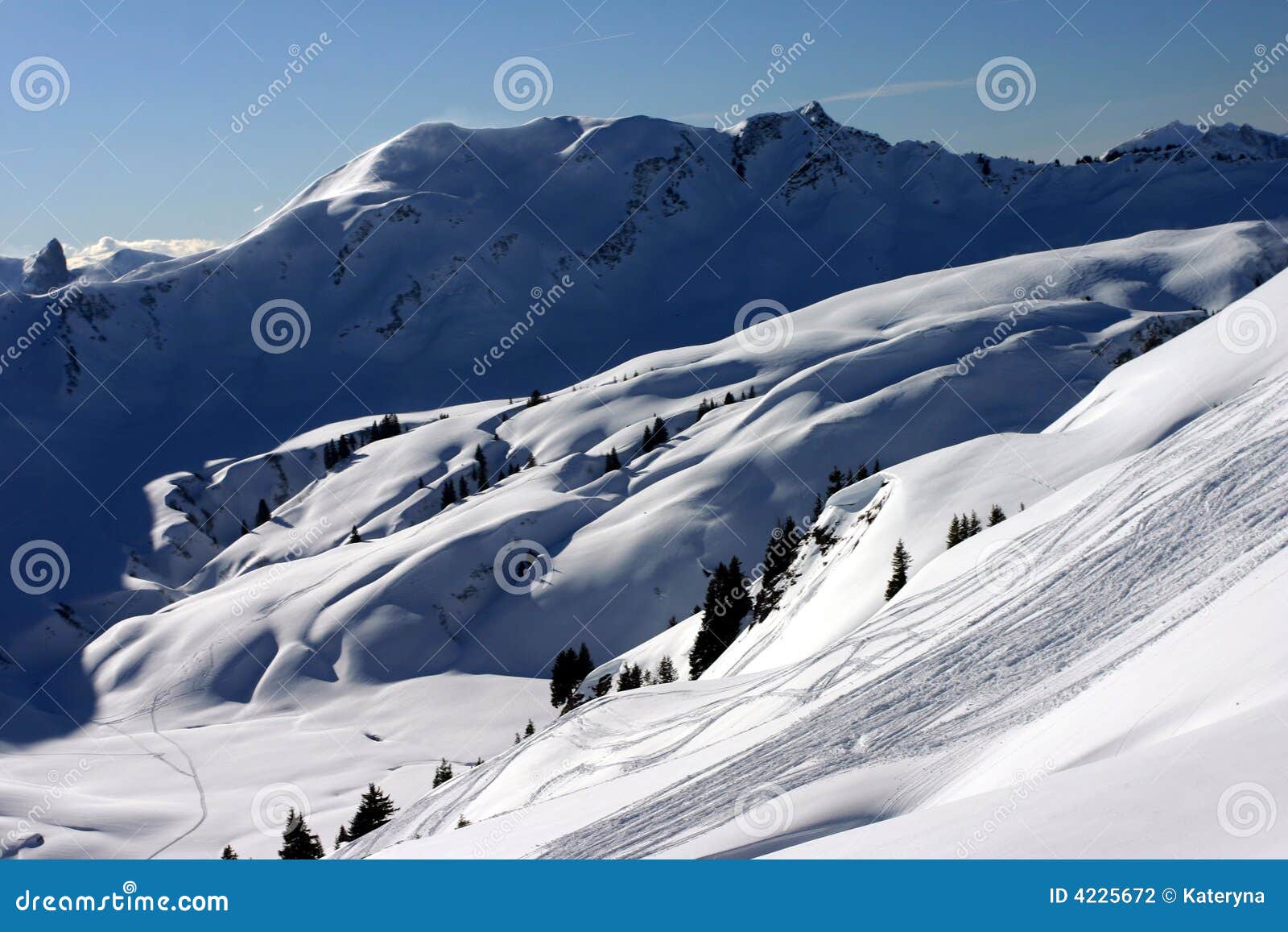 Snow Waves Picture. Image: 4225672