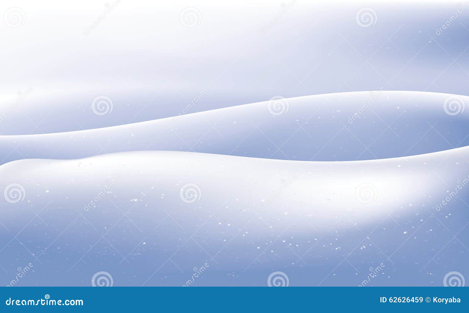 Snow Waves in Evening Light Stock Vector - Illustration of merry, blue ...