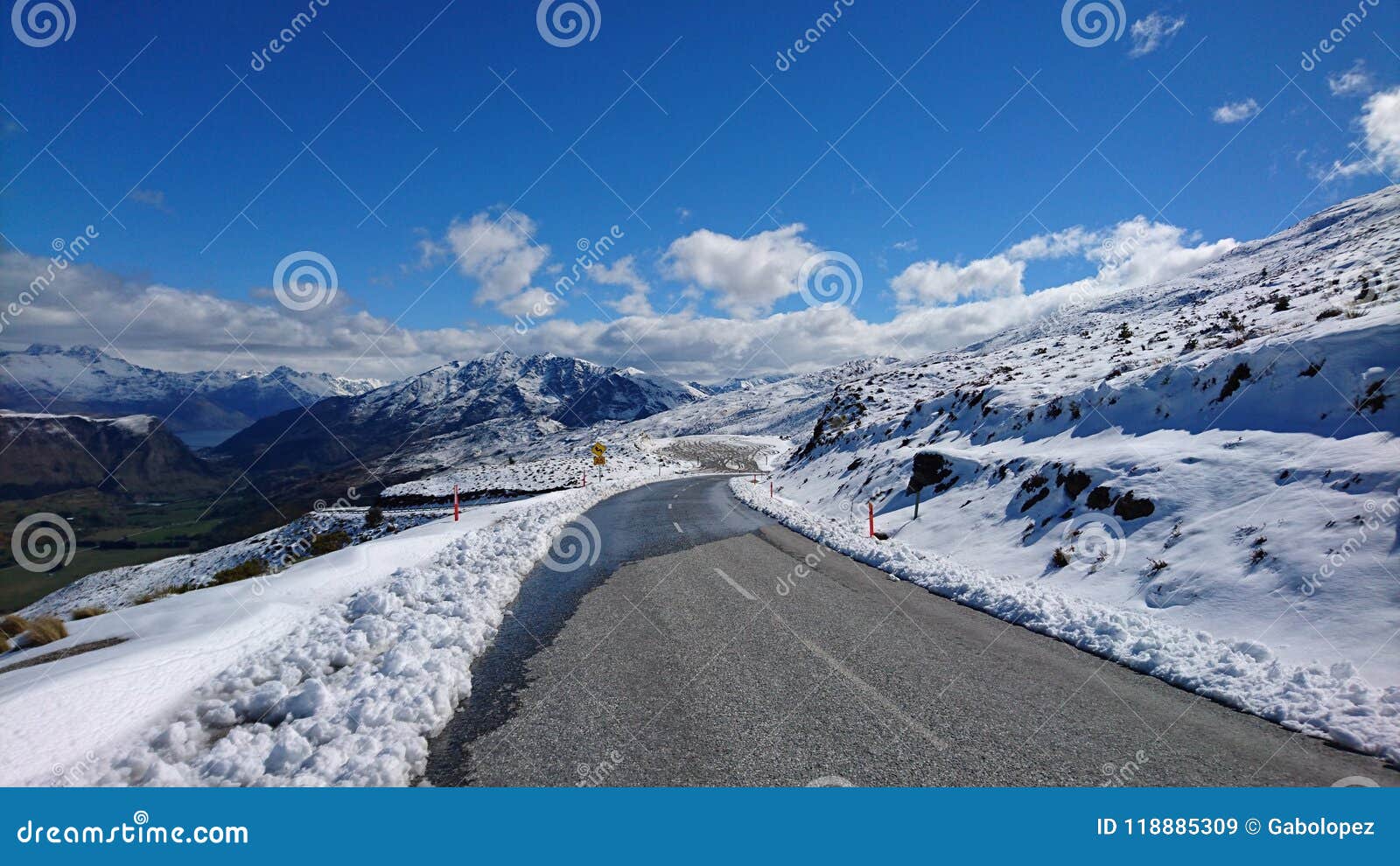 Snow on the way stock image. Image of sides, peak, blue - 118885309