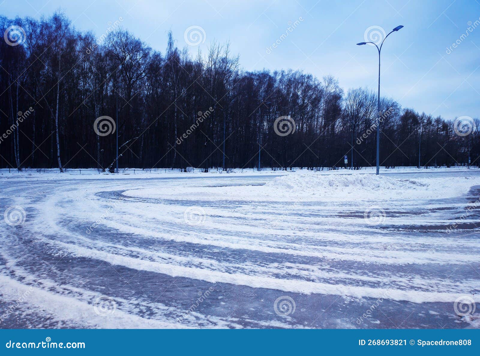 Wheel Trails On Mud Soil. Sand Wheels Print In Dust Of Dirt Track Of ...