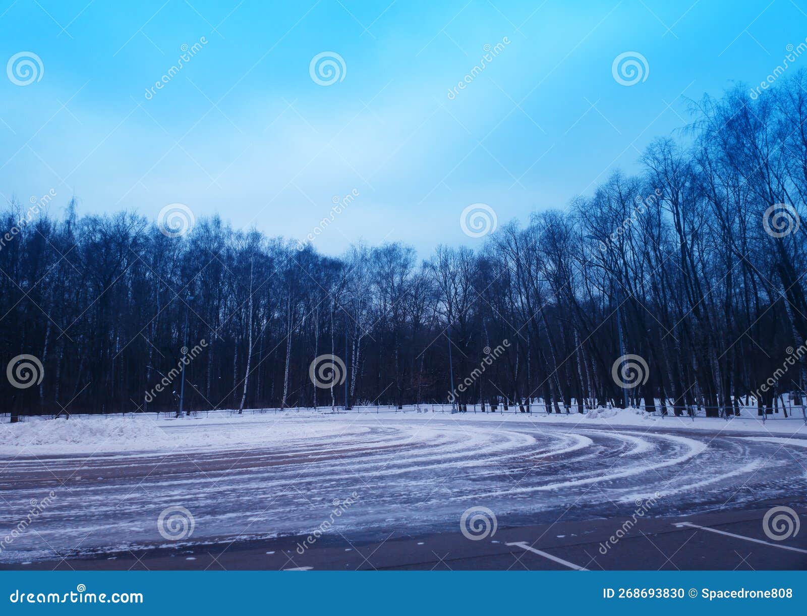 Wheel Trails On Mud Soil. Sand Wheels Print In Dust Of Dirt Track Of ...