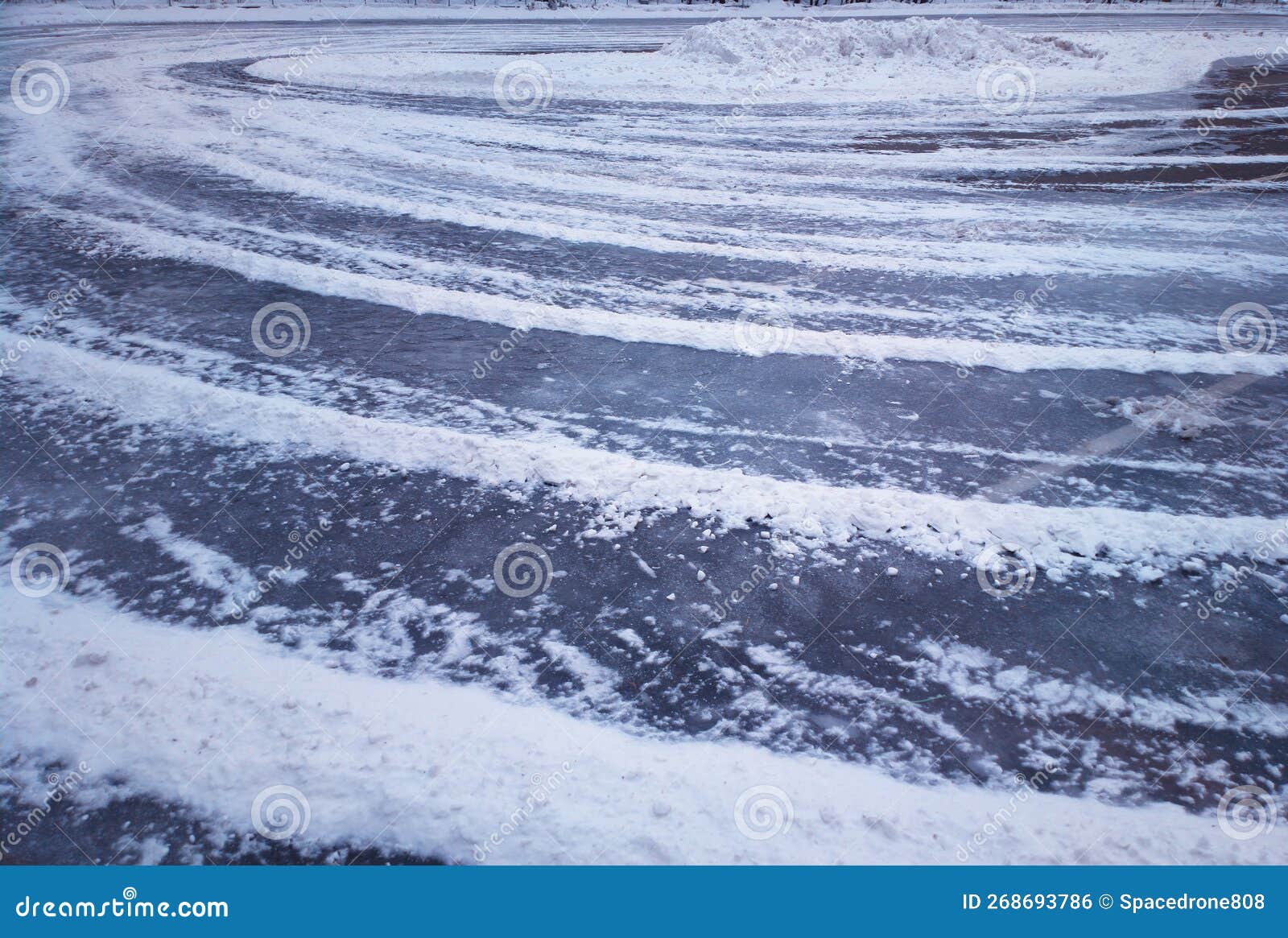 Snow Wheel Trails Texture Backdrop Stock Photo - Image of urban ...