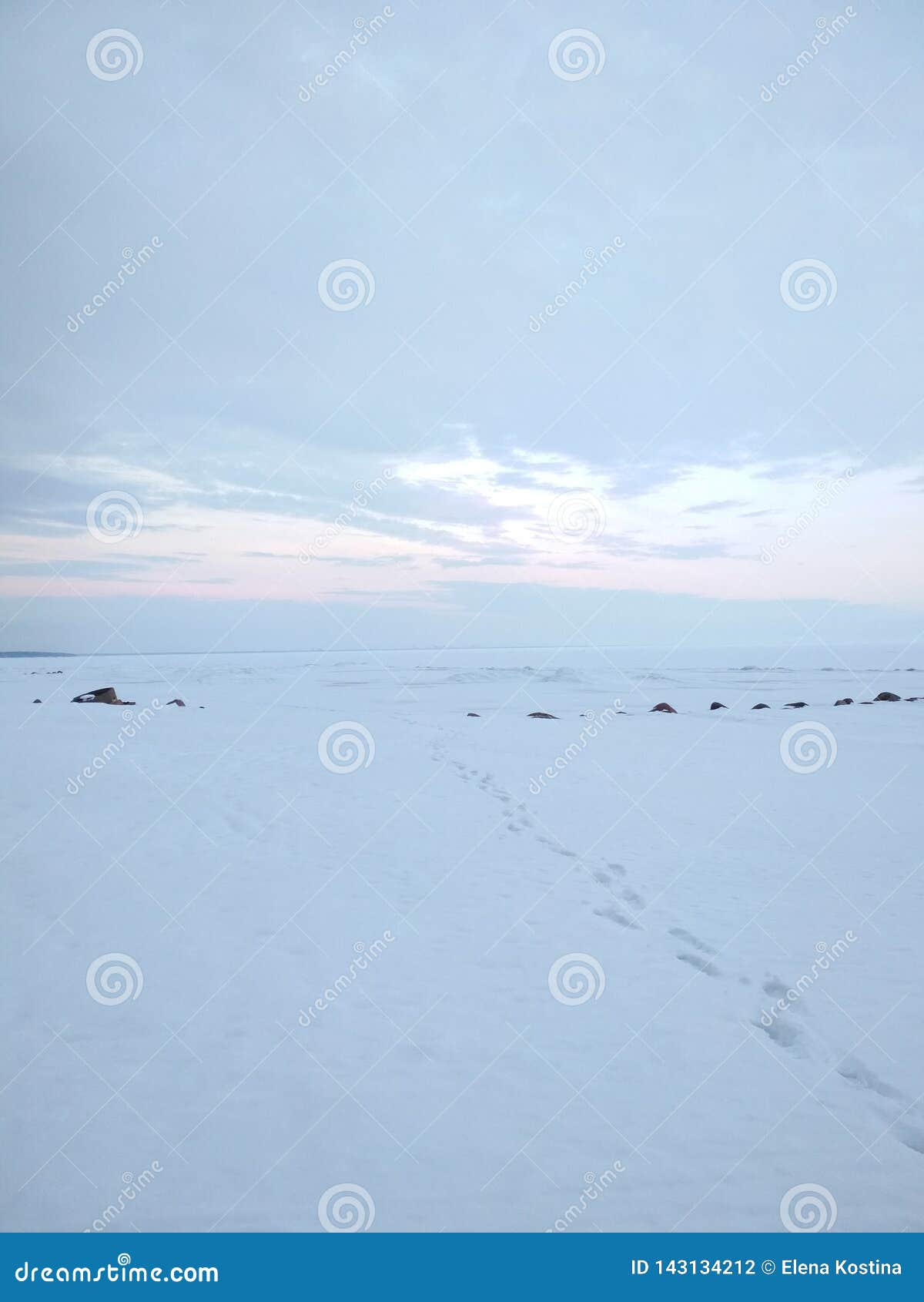 Snow, White and Grey Sky and Earth Path Stock Photo - Image of pattern ...