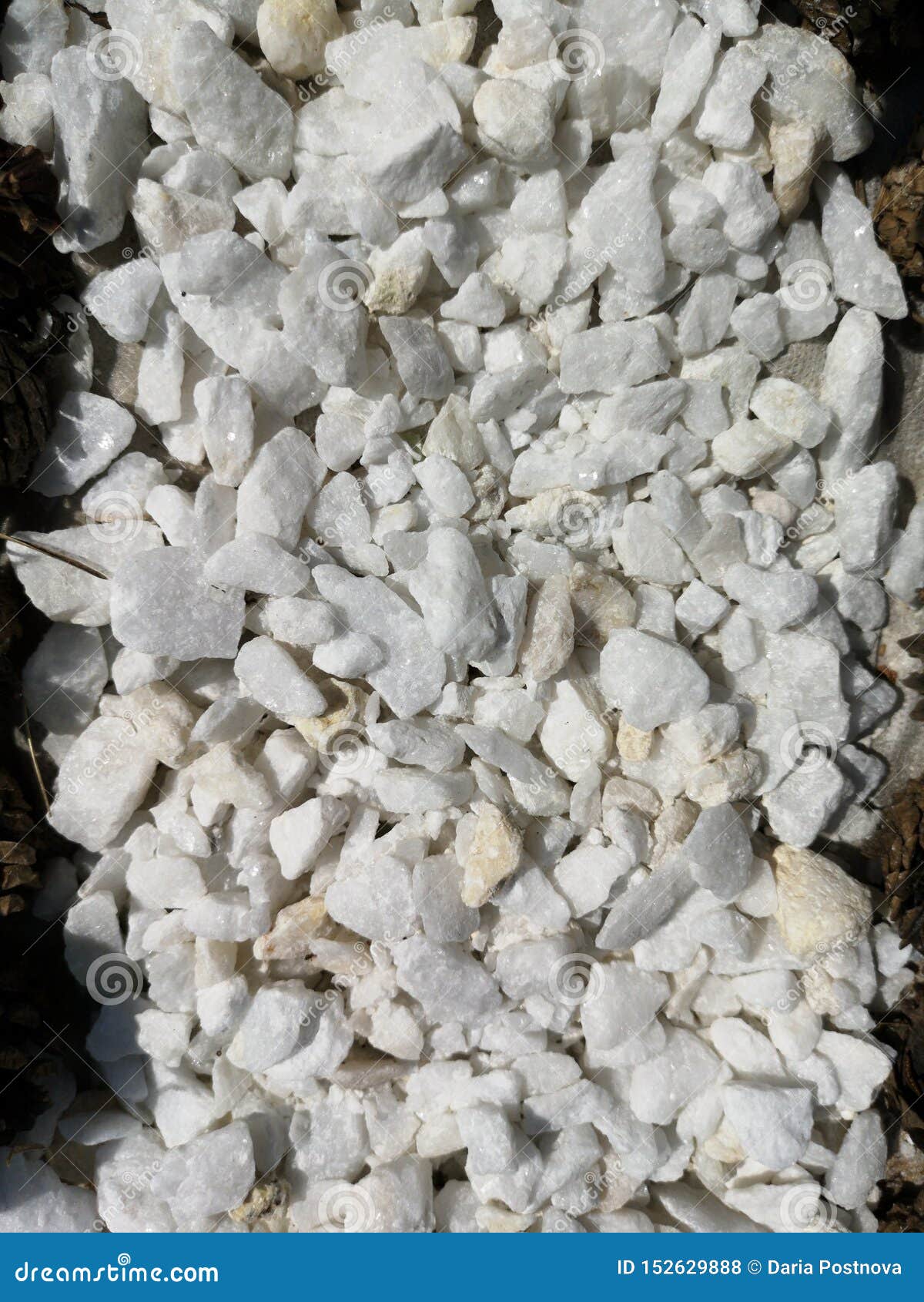 Snow White Marble pebble stock photo. Image of snow - 152629888