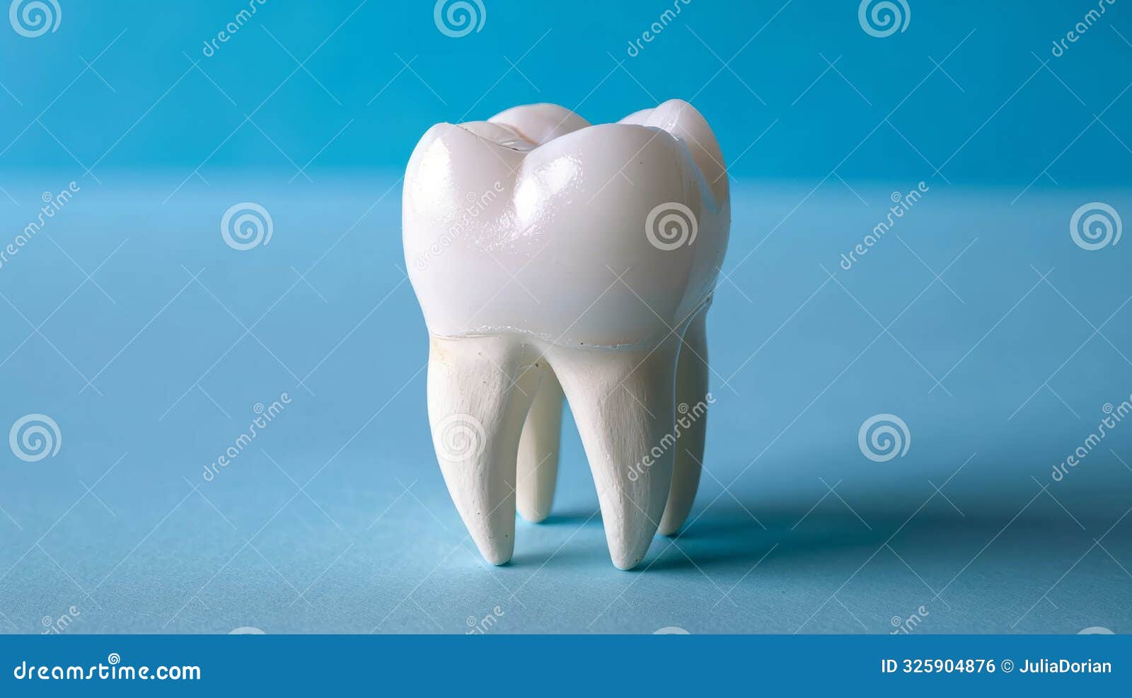 Snow White Tooth Implant Representing the Concept of Dentistry on a ...
