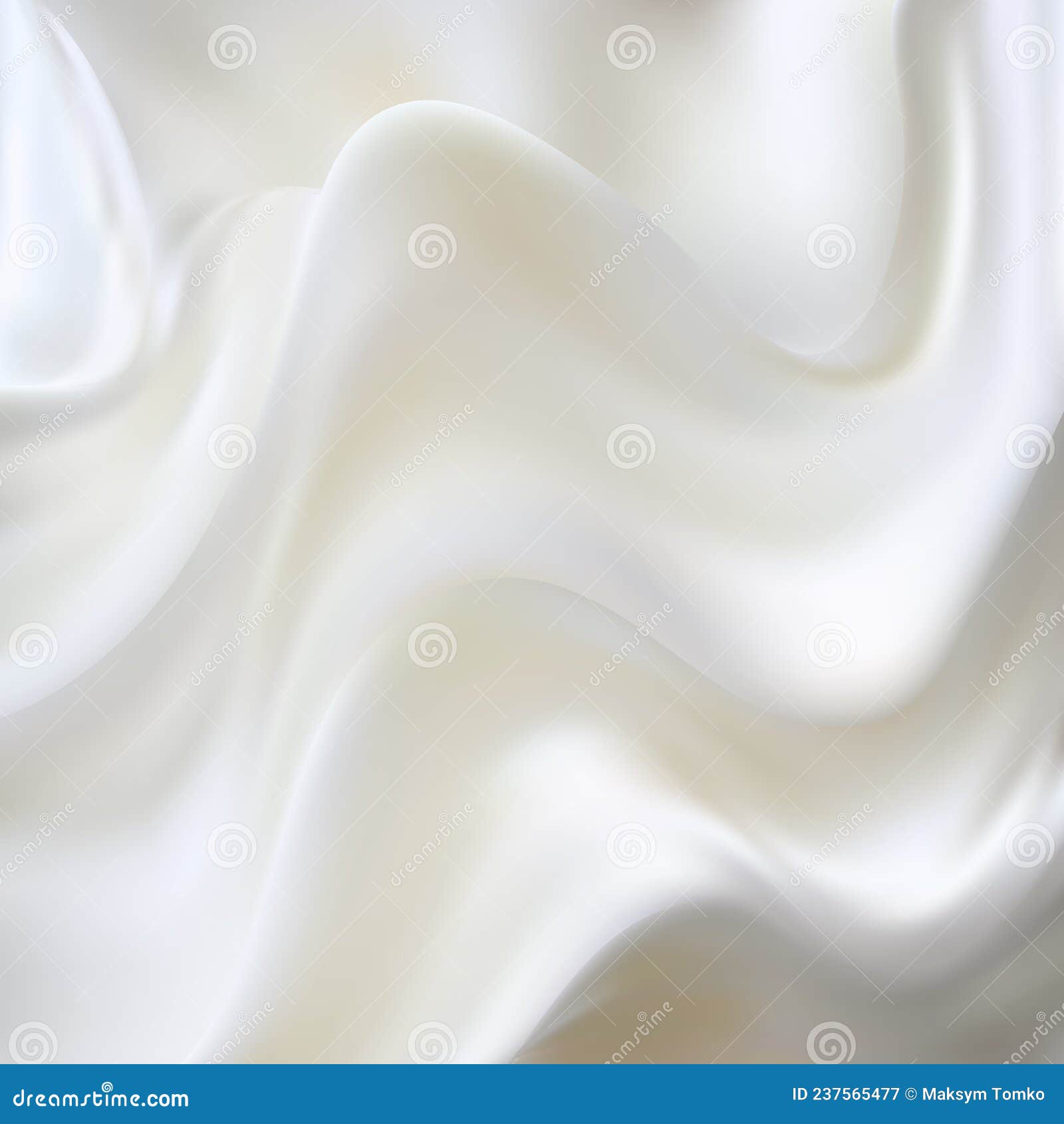 Snow-white Wrinkled Fabric. Silk. Interior Element.. Eps 10 Stock ...